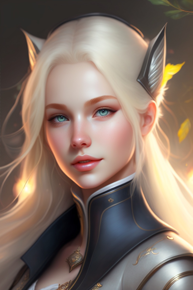 Lexica - White demon girl, beautiful, nuid, close-up, flirted, pale ...