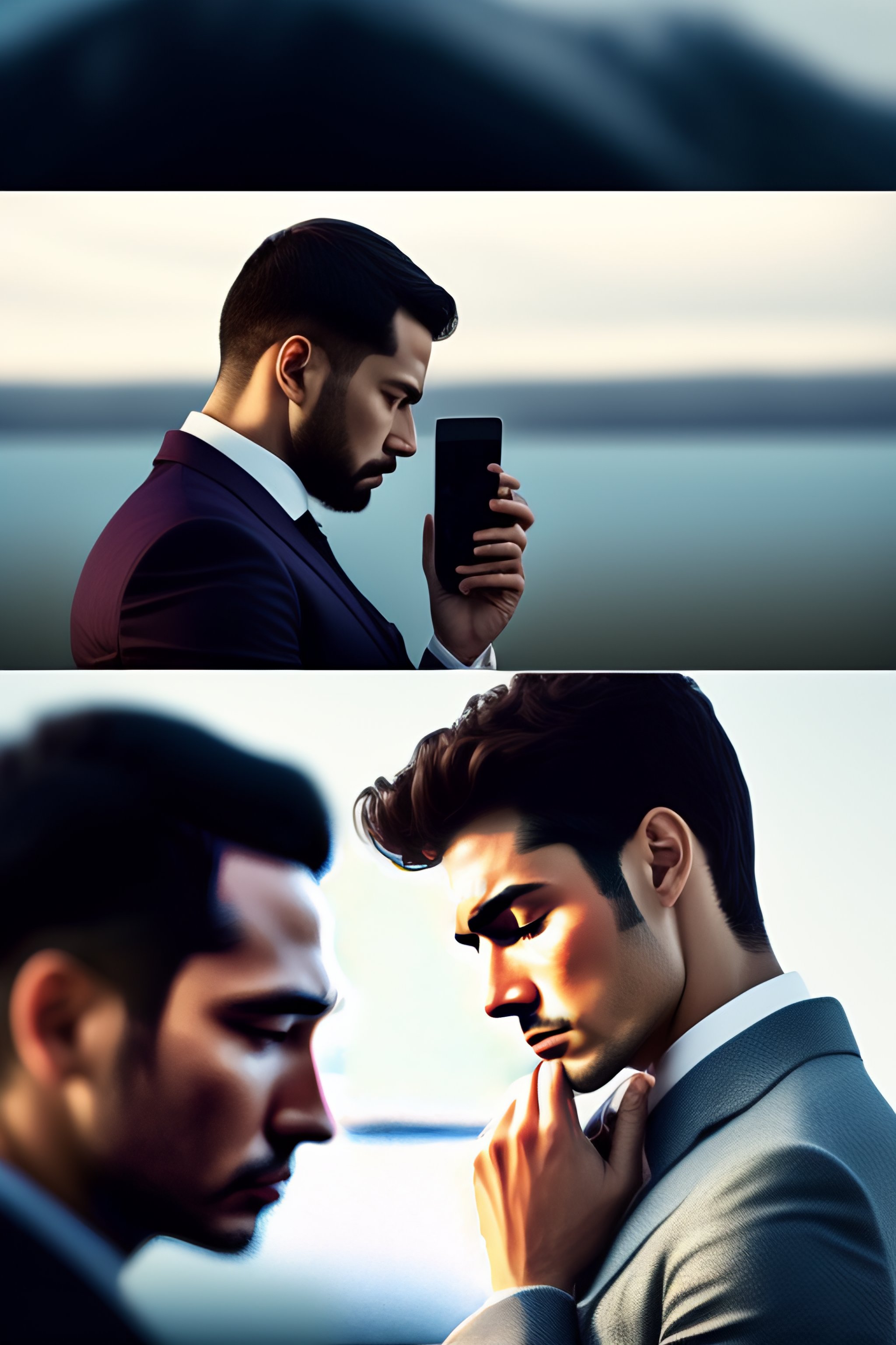 Lexica - The second image shows a person with poor posture, hunched ...