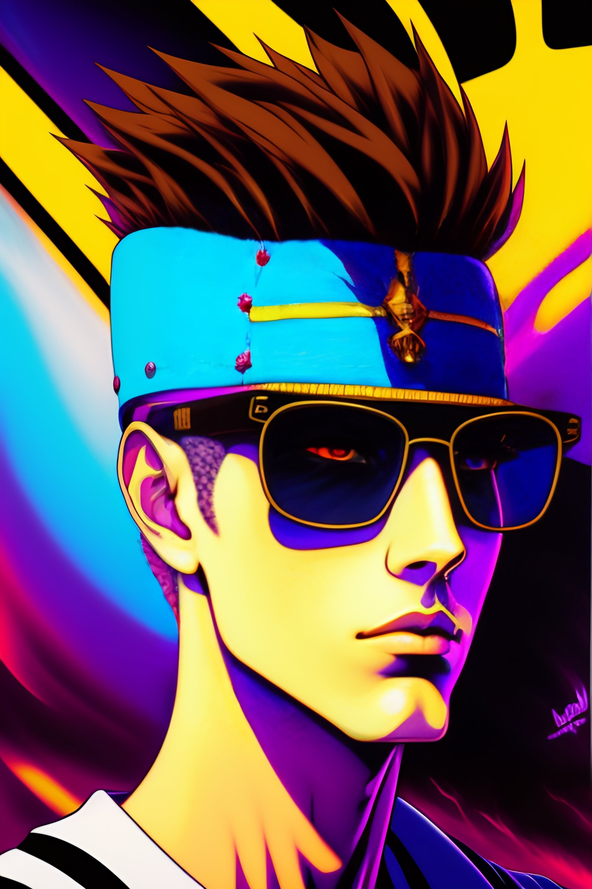 Lexica - Vintage 90's anime style. Highly detailed portrait of a chess ...