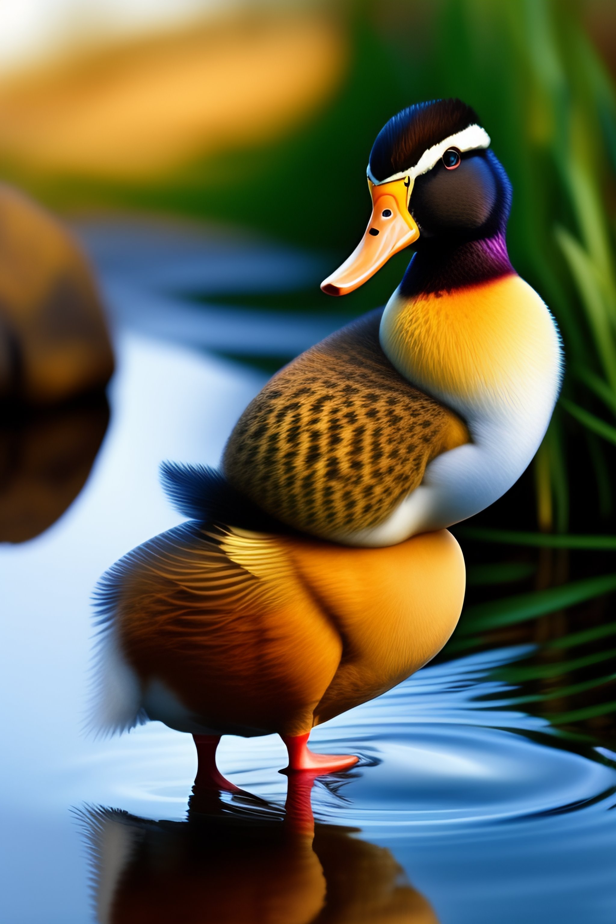 Lexica - Duck with gun