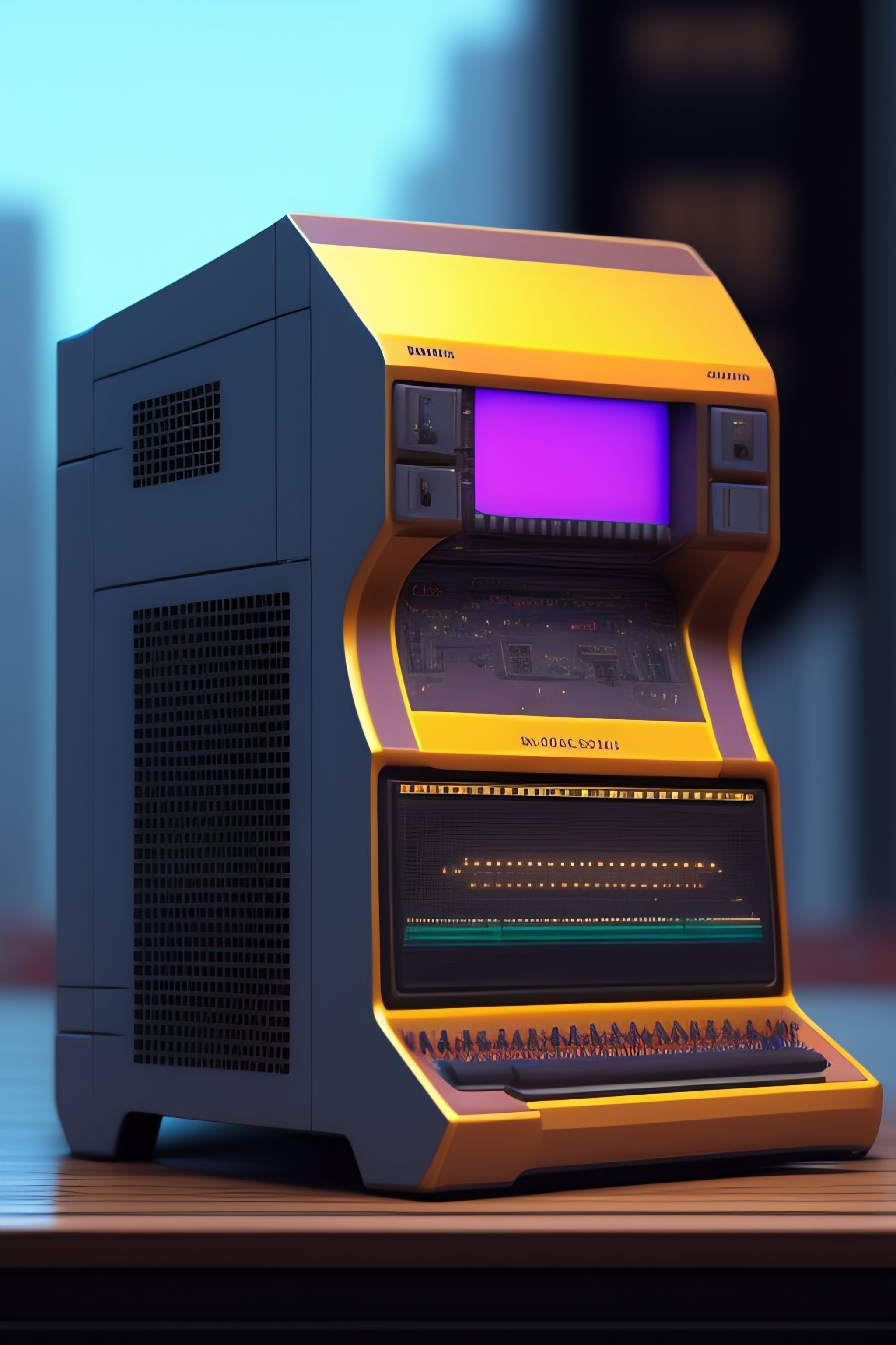 Lexica - Prototype commodore 64, cyberpunk