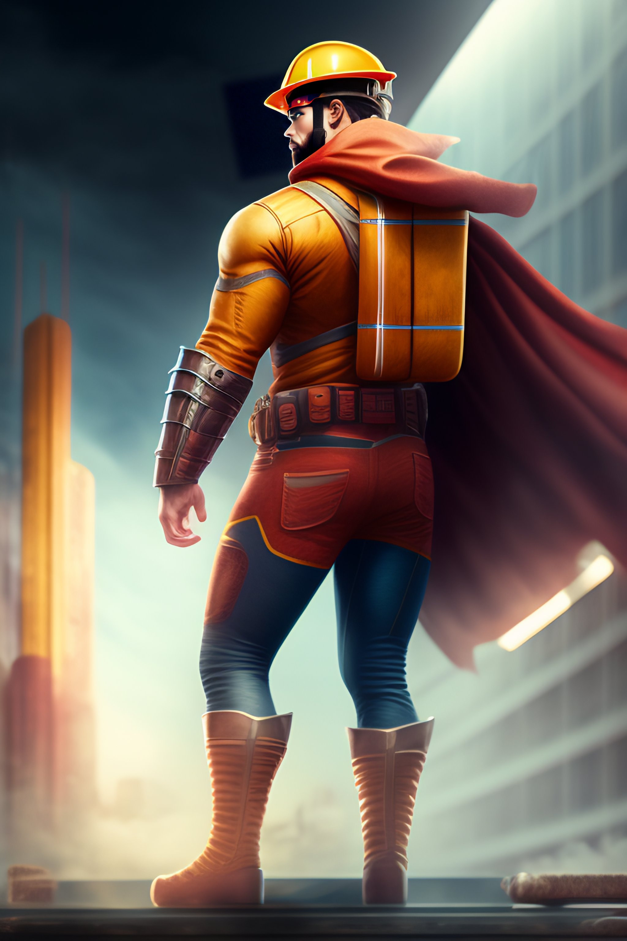 Lexica - Super hero, Construction worker