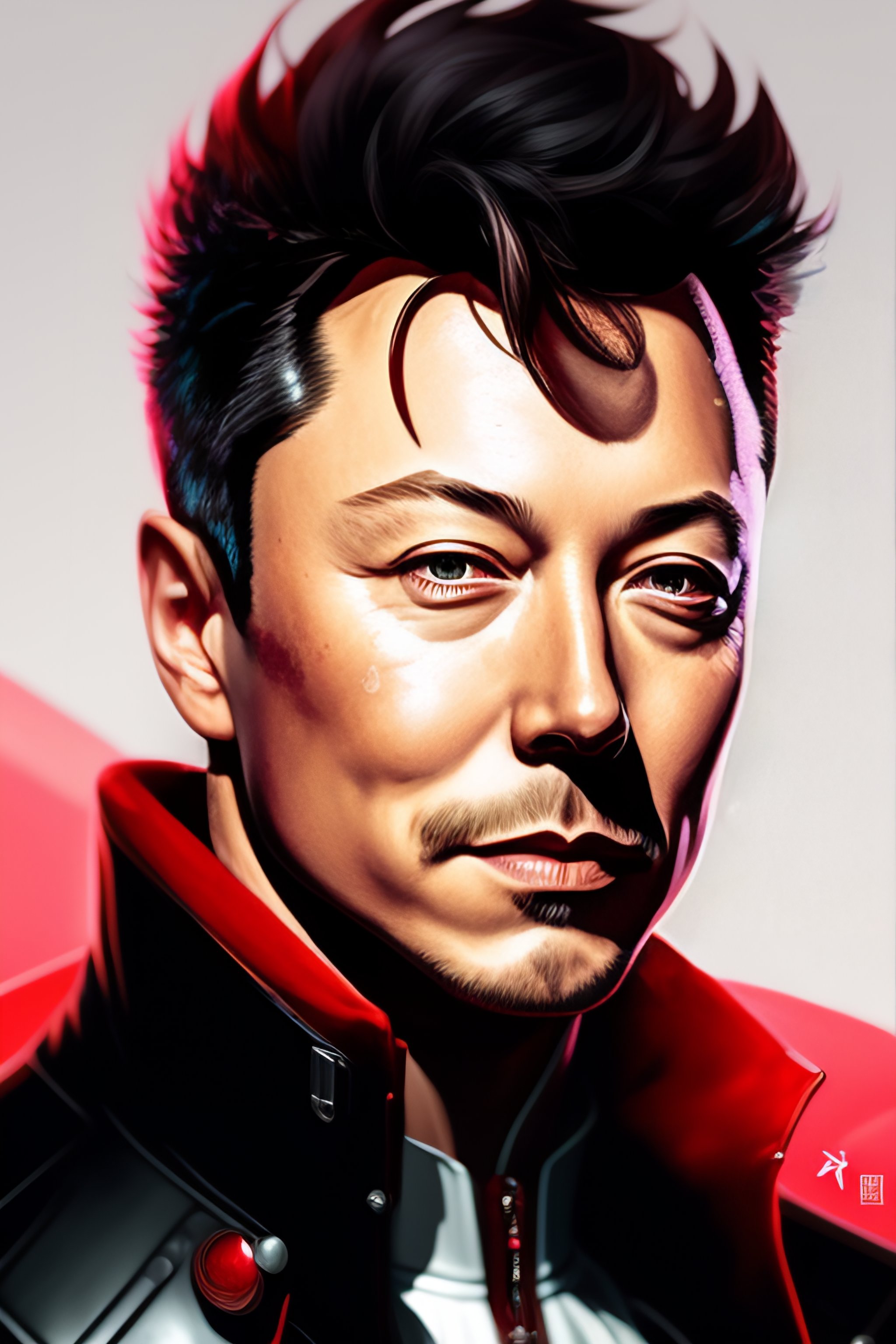 Lexica - Highly detailed portrait of elon musk, by Dustin Nguyen ...