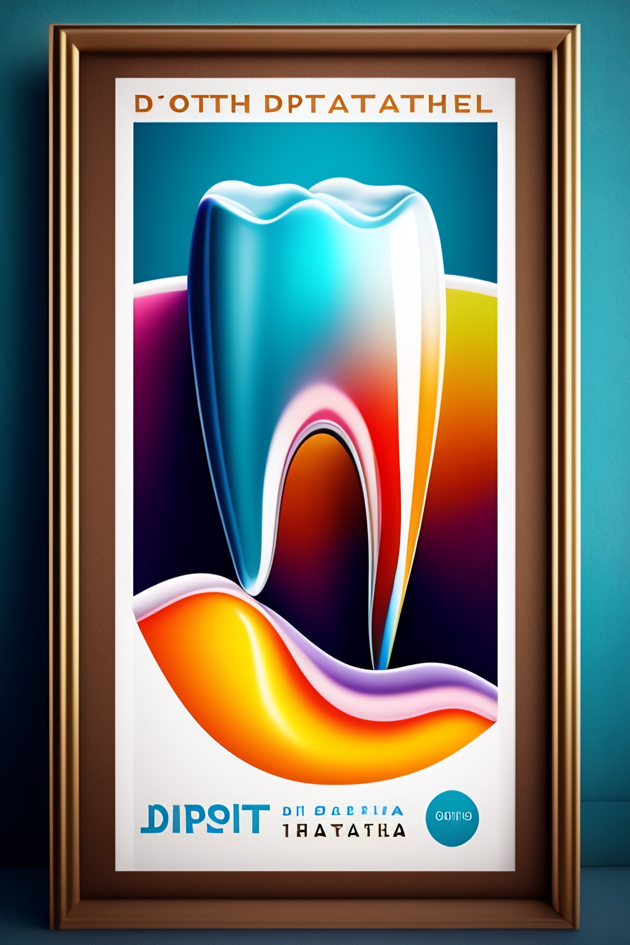 Lexica - Poster of a beautiful dentist with a tooth background, using ...