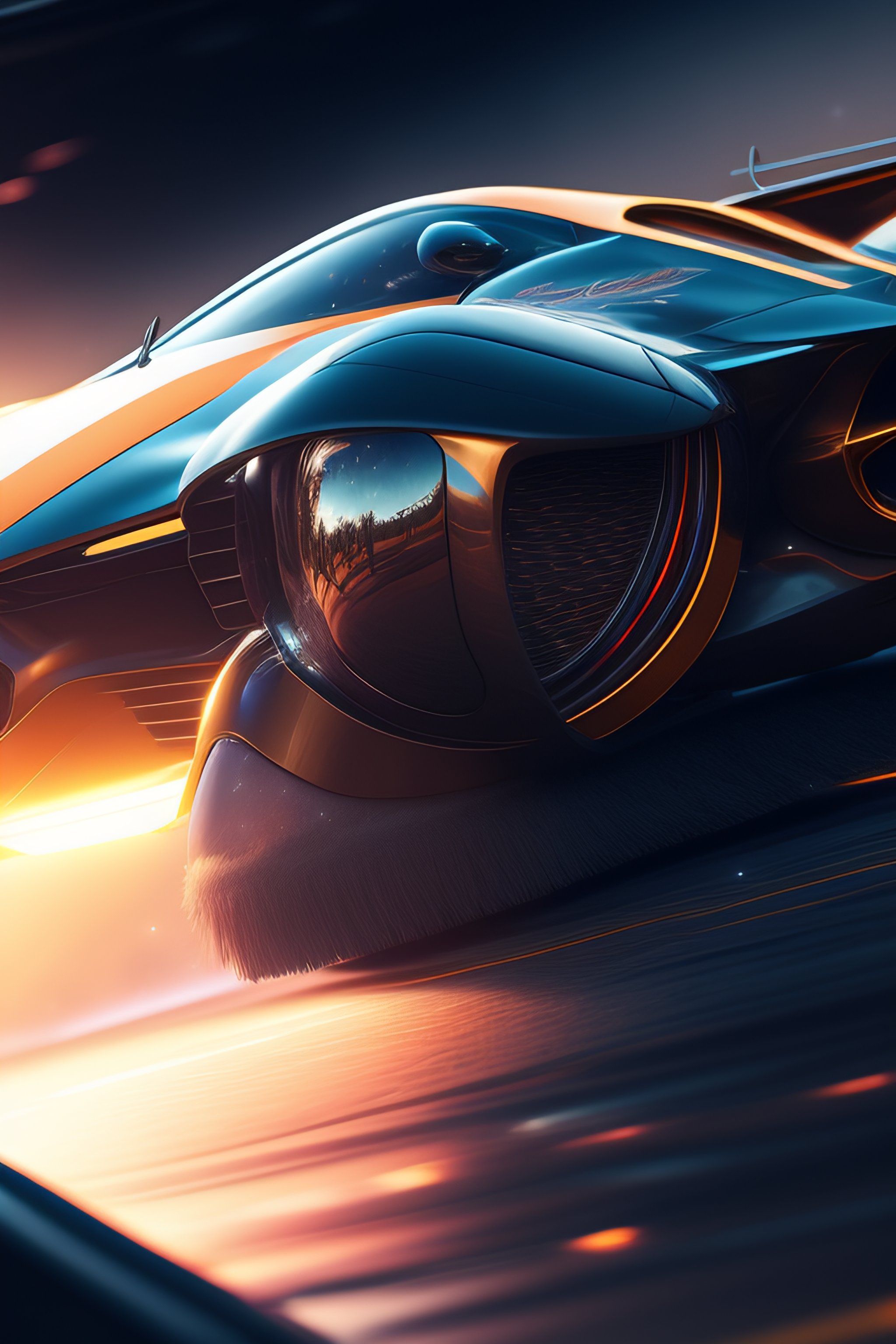 Lexica - Highly detailed futuristic cars racing in space, league of ...