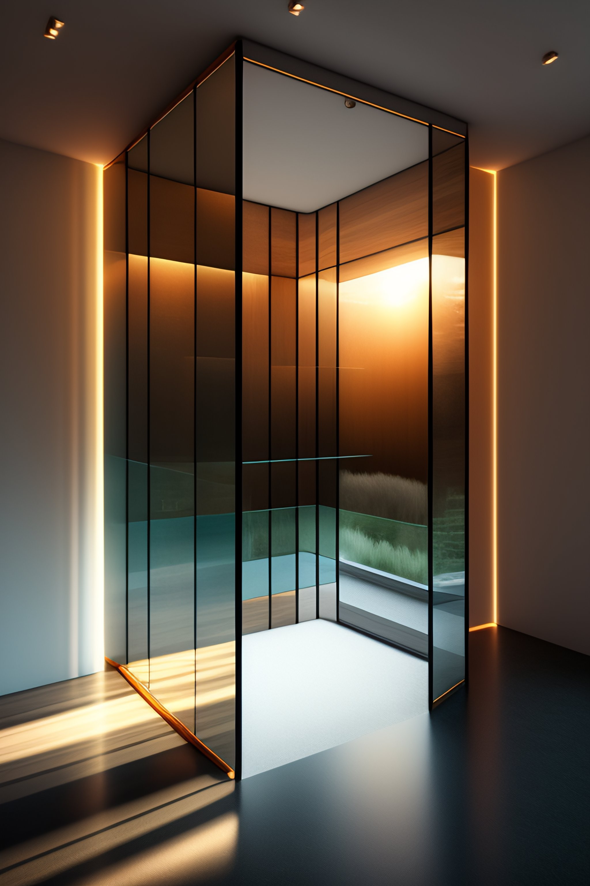 Lexica - Glass box, inside view