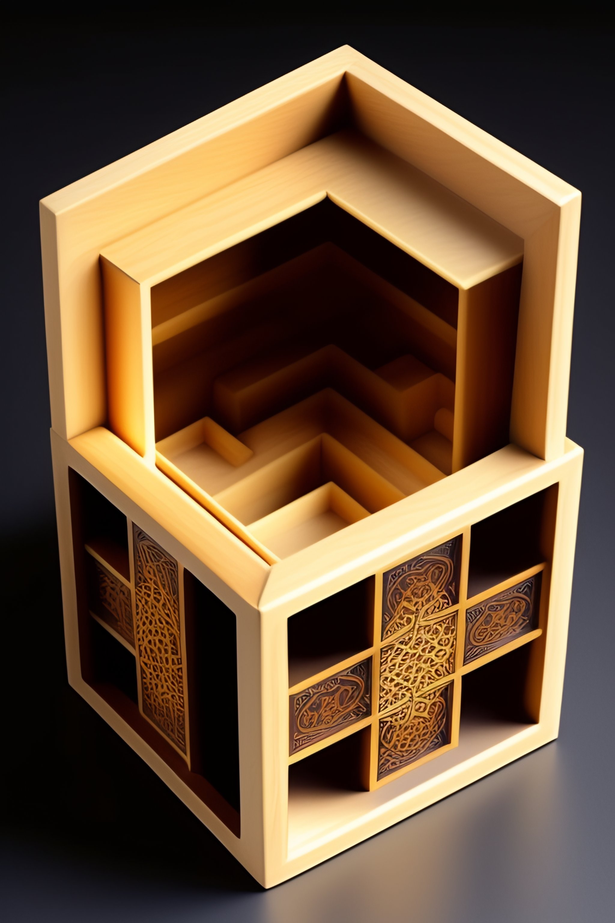 Lexica - A box by MC escher