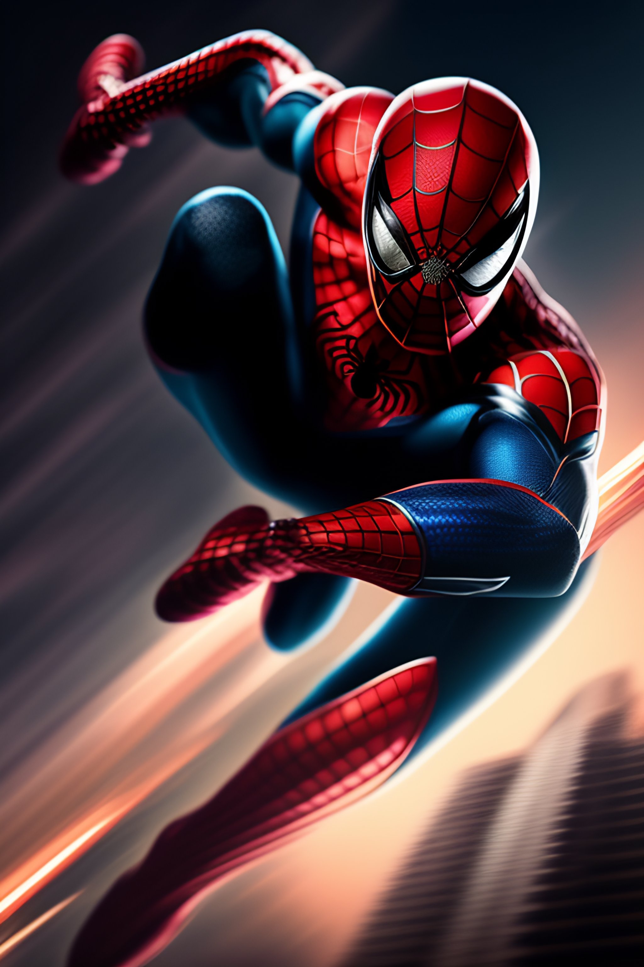 Lexica - Spider man + realist