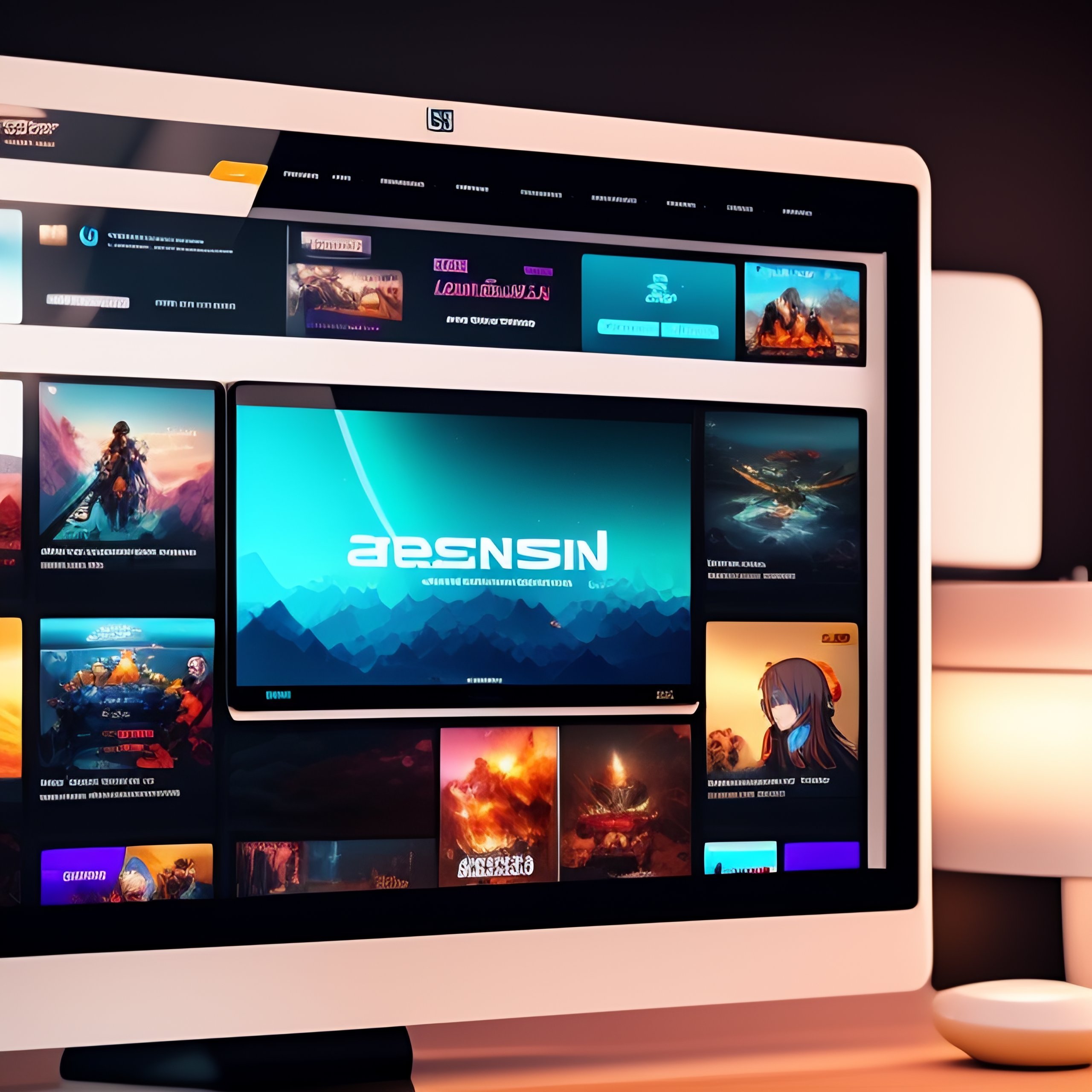 Lexica - Design of an anime streaming website, professional, modern ...