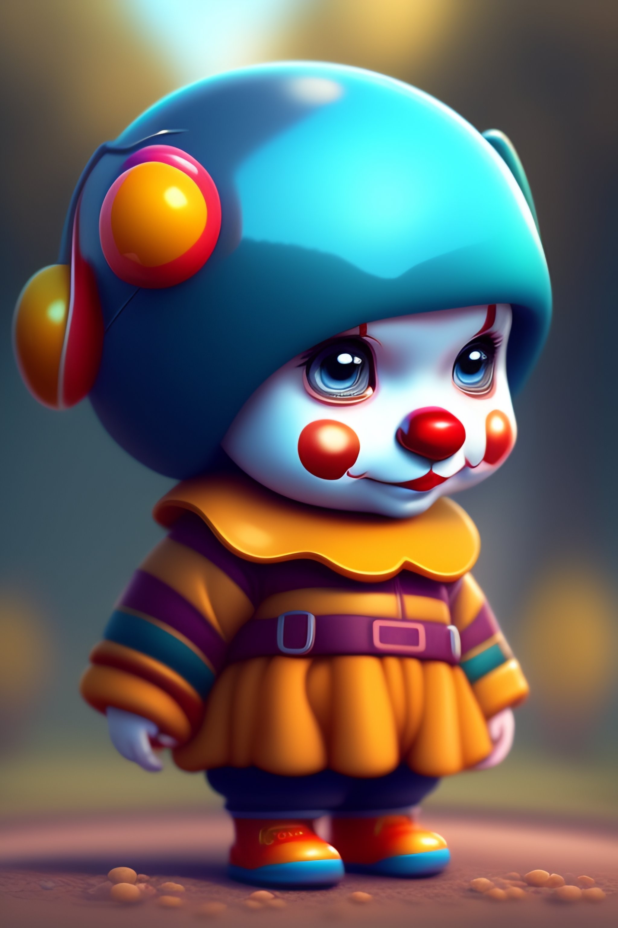 Lexica - Cute and adorable cartoon, it clown, baby, fantasy, dreamlike ...