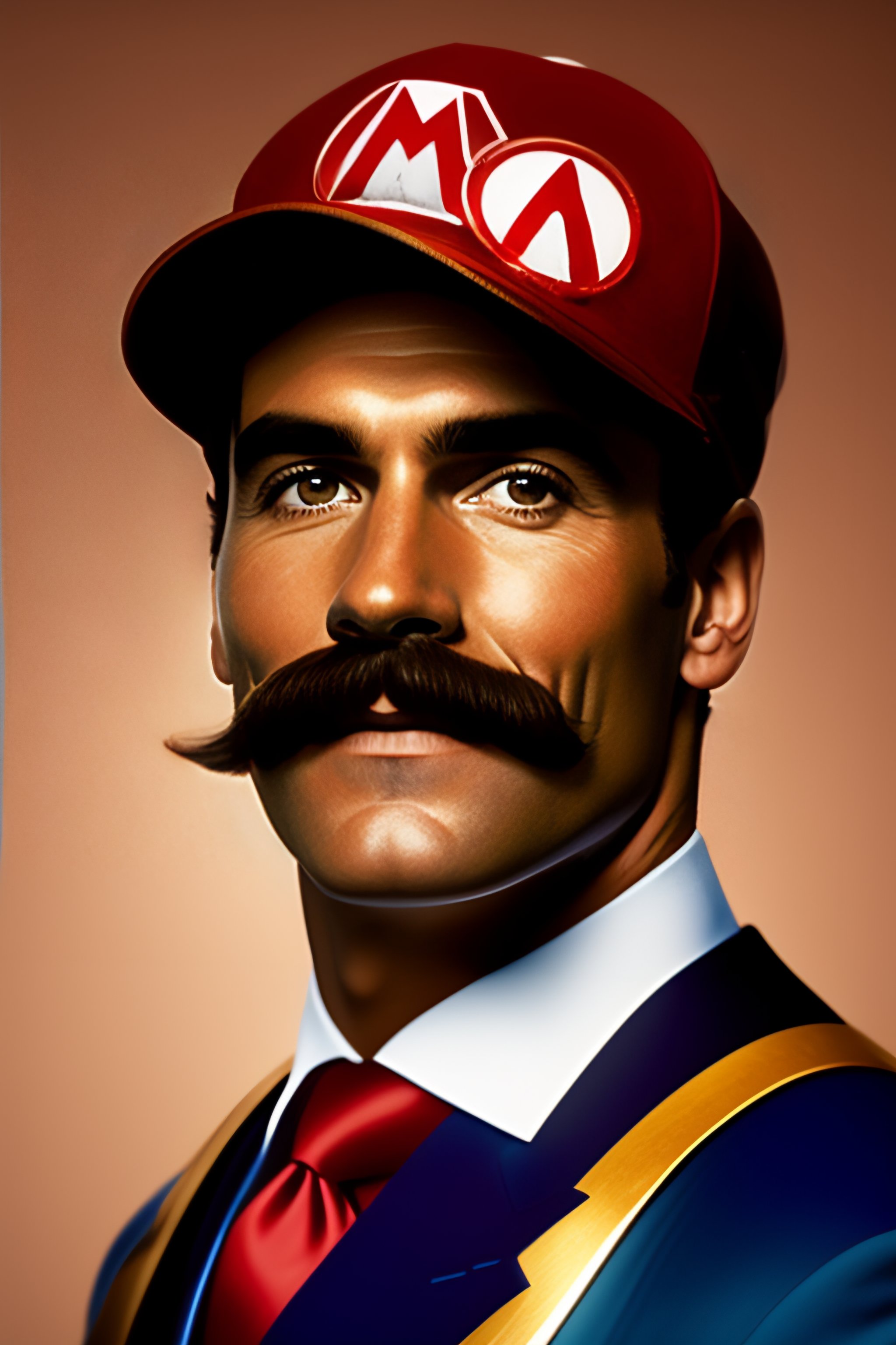 Lexica - Professional portrait of Mario from the Super Mario Bros video ...
