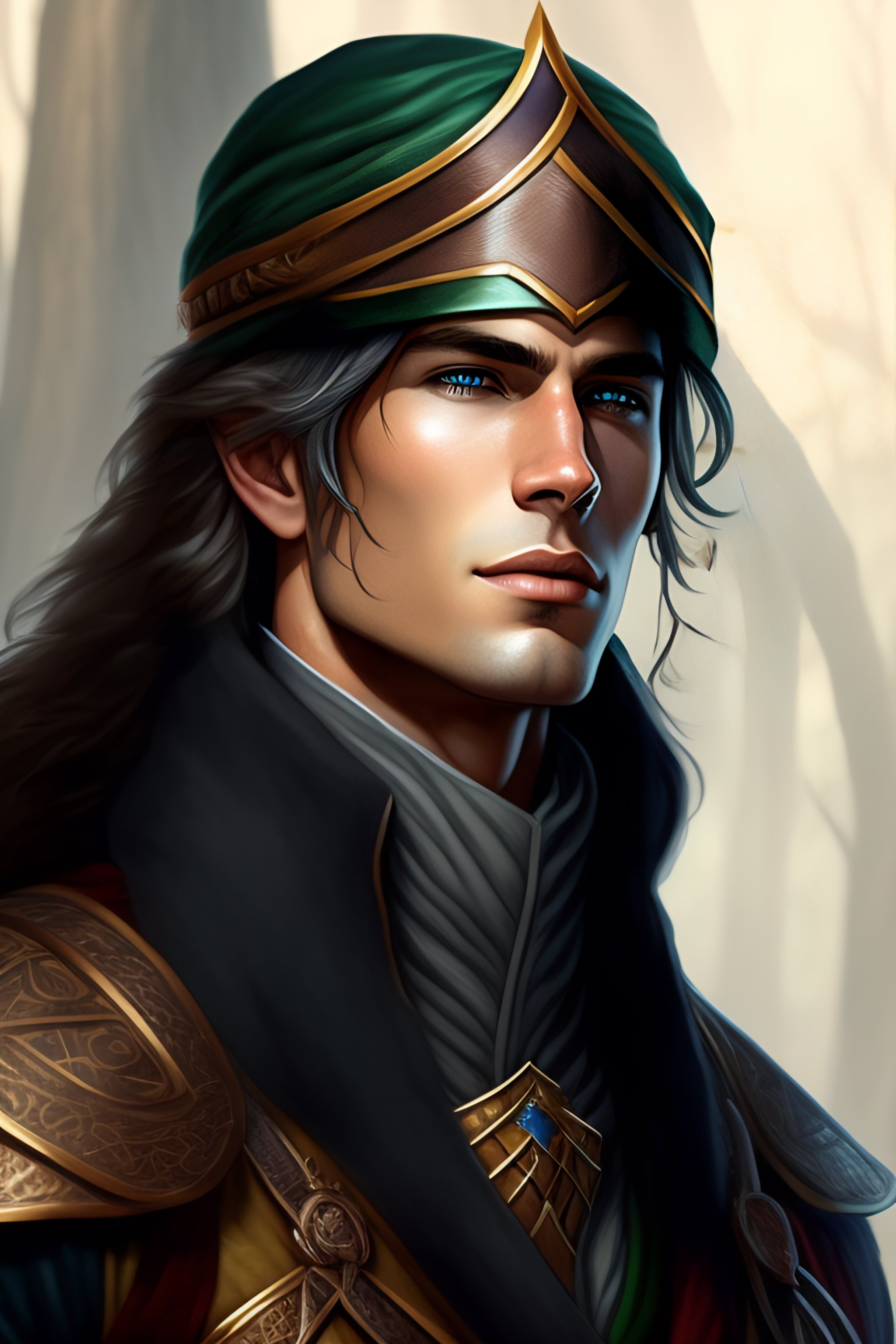 Lexica - Illustration of D&D Male Ranger