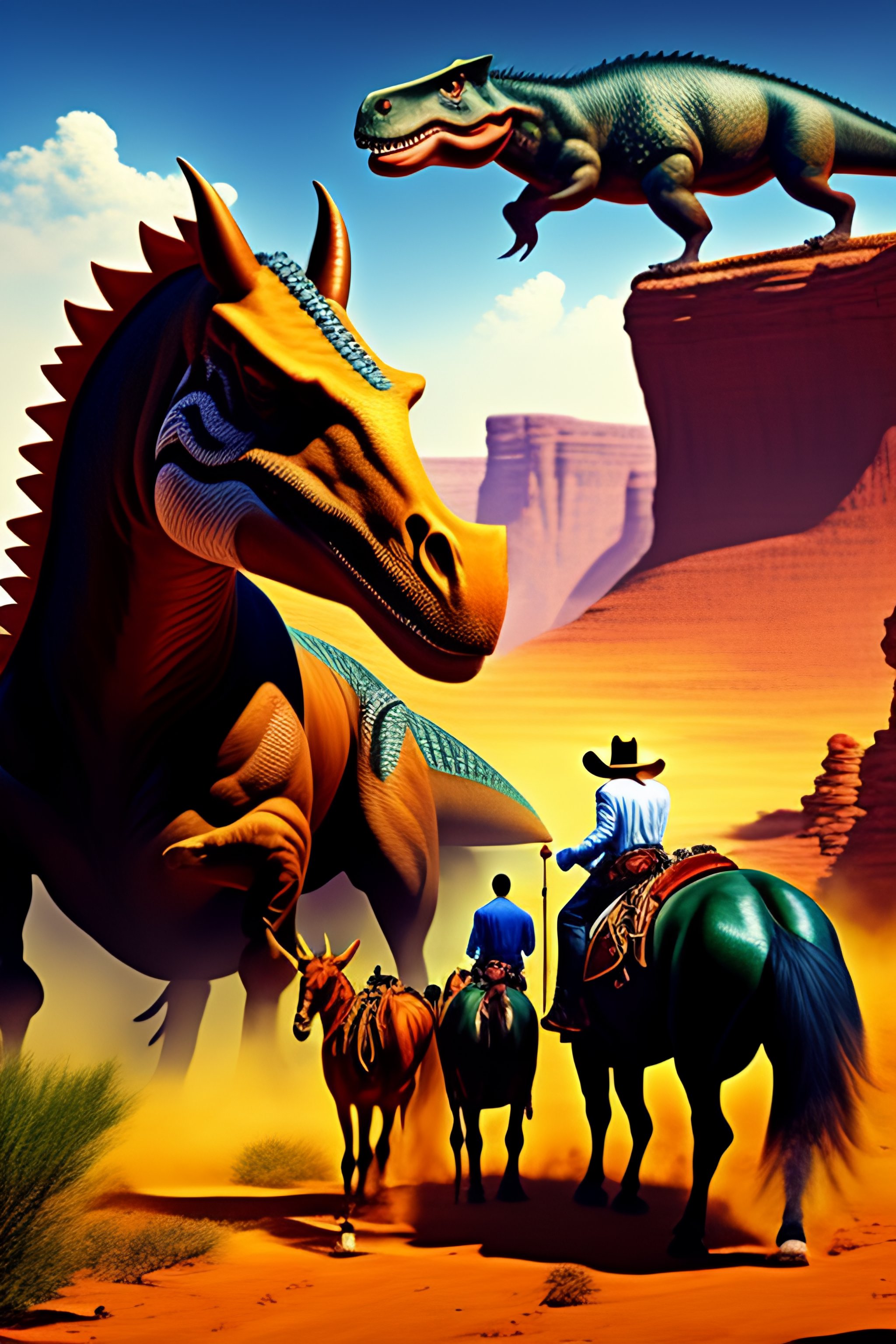Lexica - Cowboys and dinosaurs, valley of the gwangi, Jurassic park