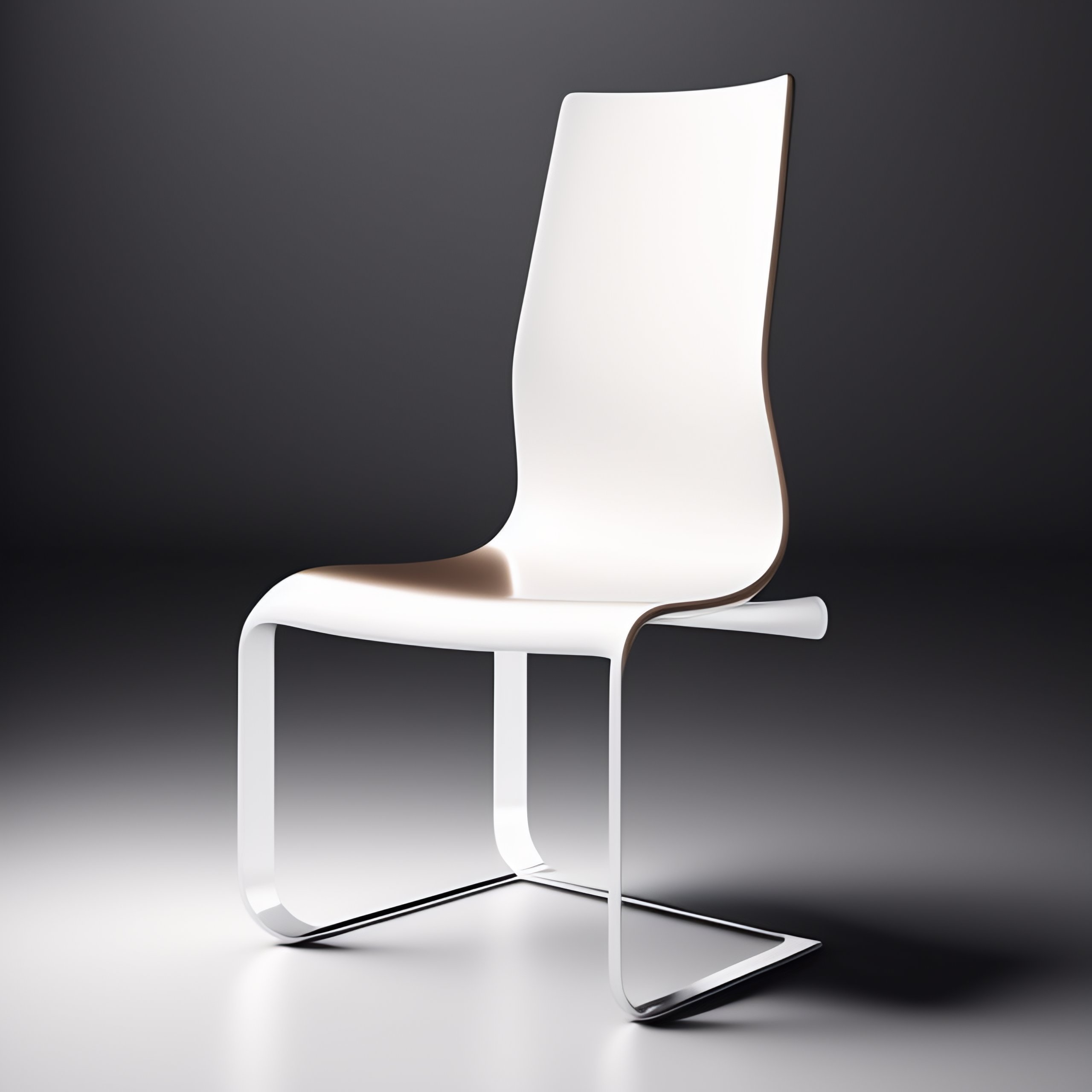 Lexica - Minimalistic modernistic chair made from camel bone, black ...