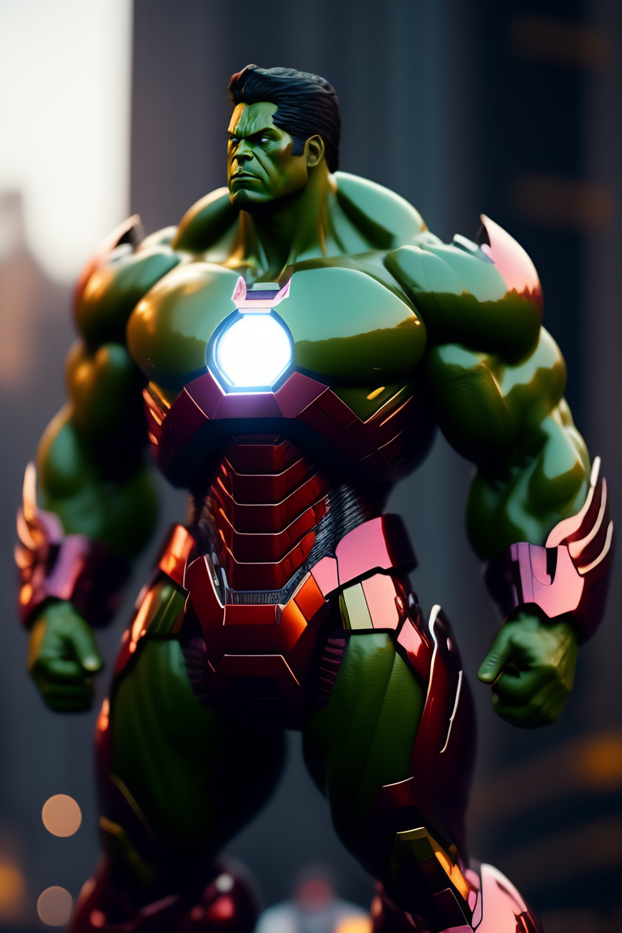 Lexica - 8k resoultion,hyper realstic, hulk in iron man