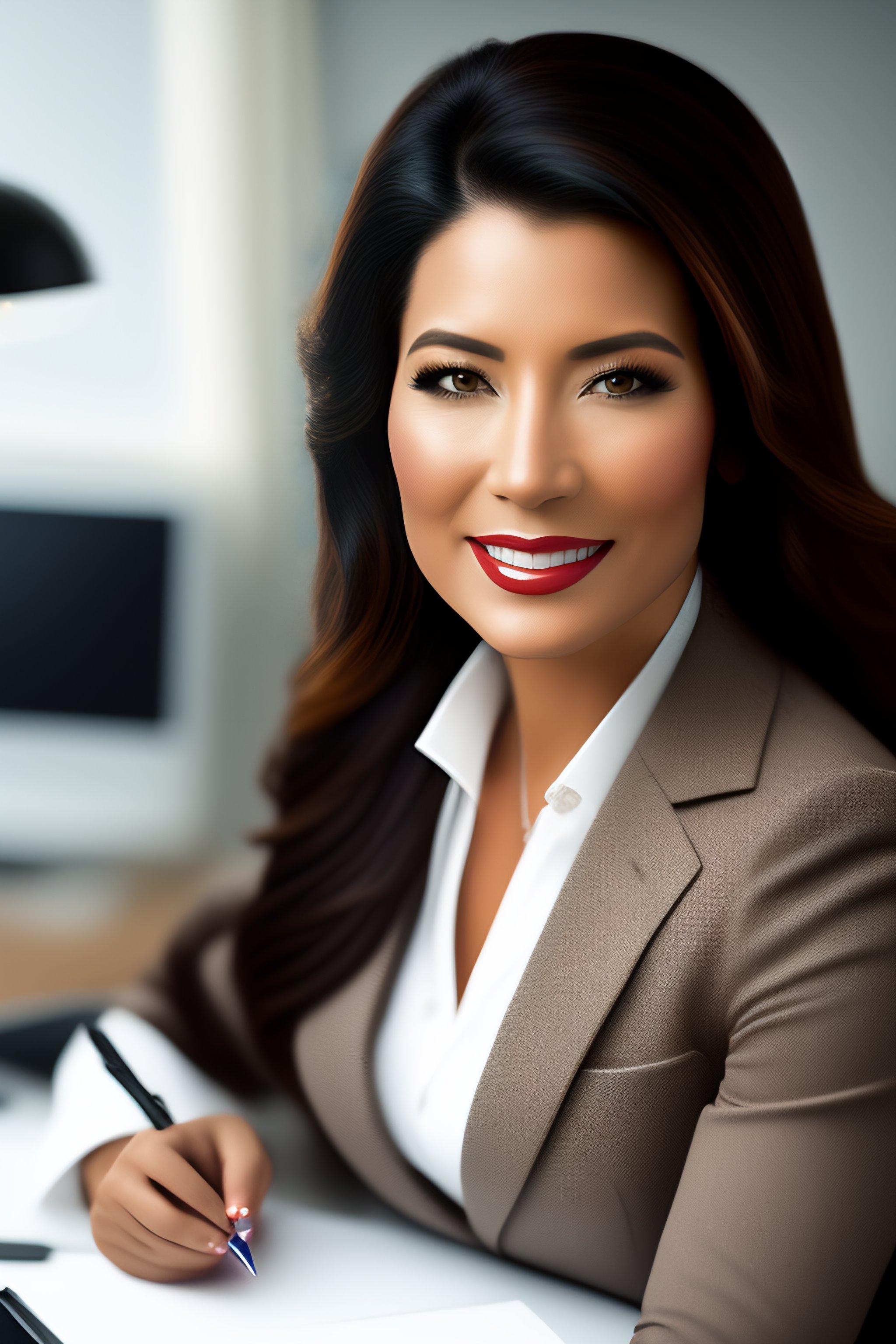 Lexica - Office manager girl designer