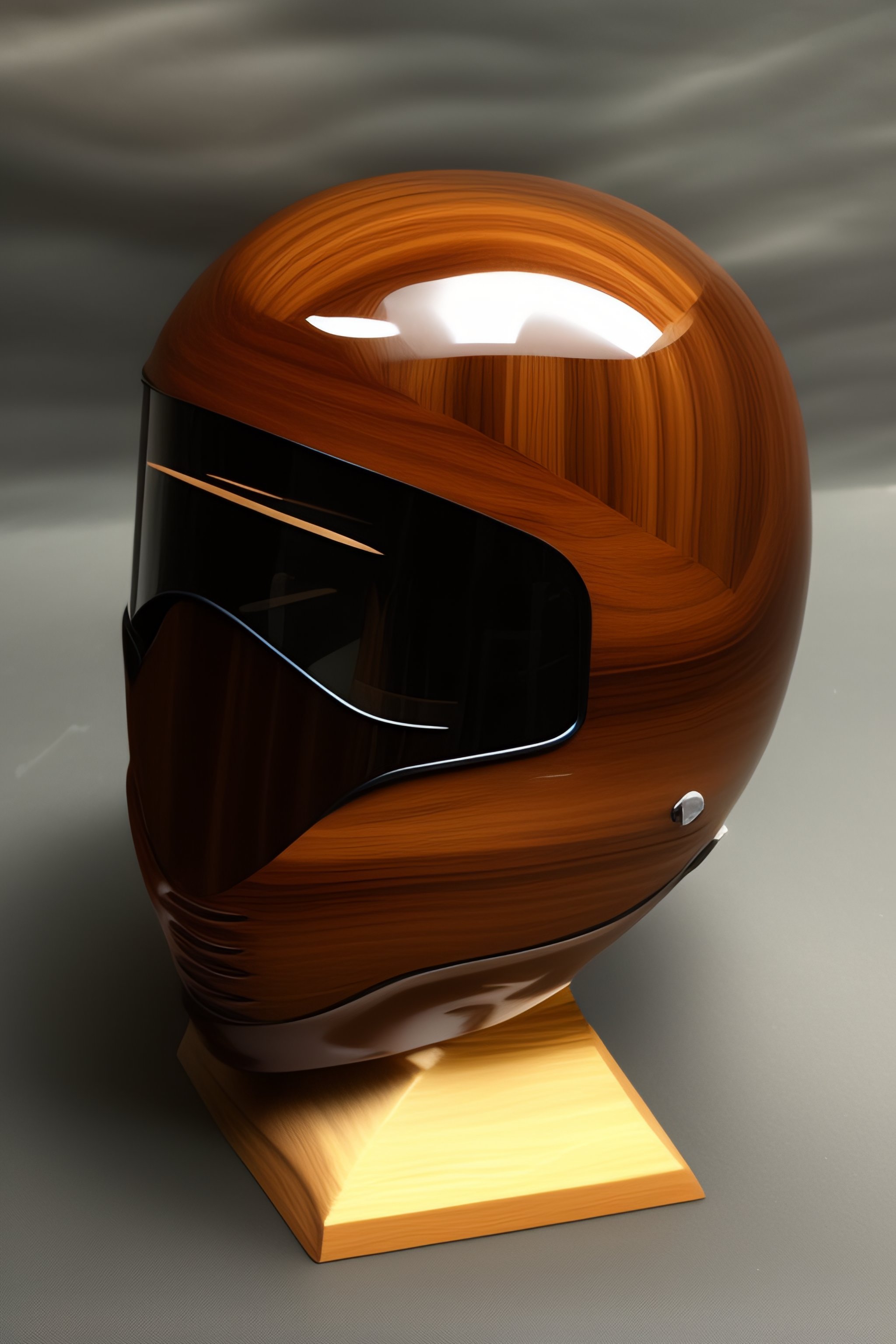 Lexica - Iron Man helmet of Walnut Wood
