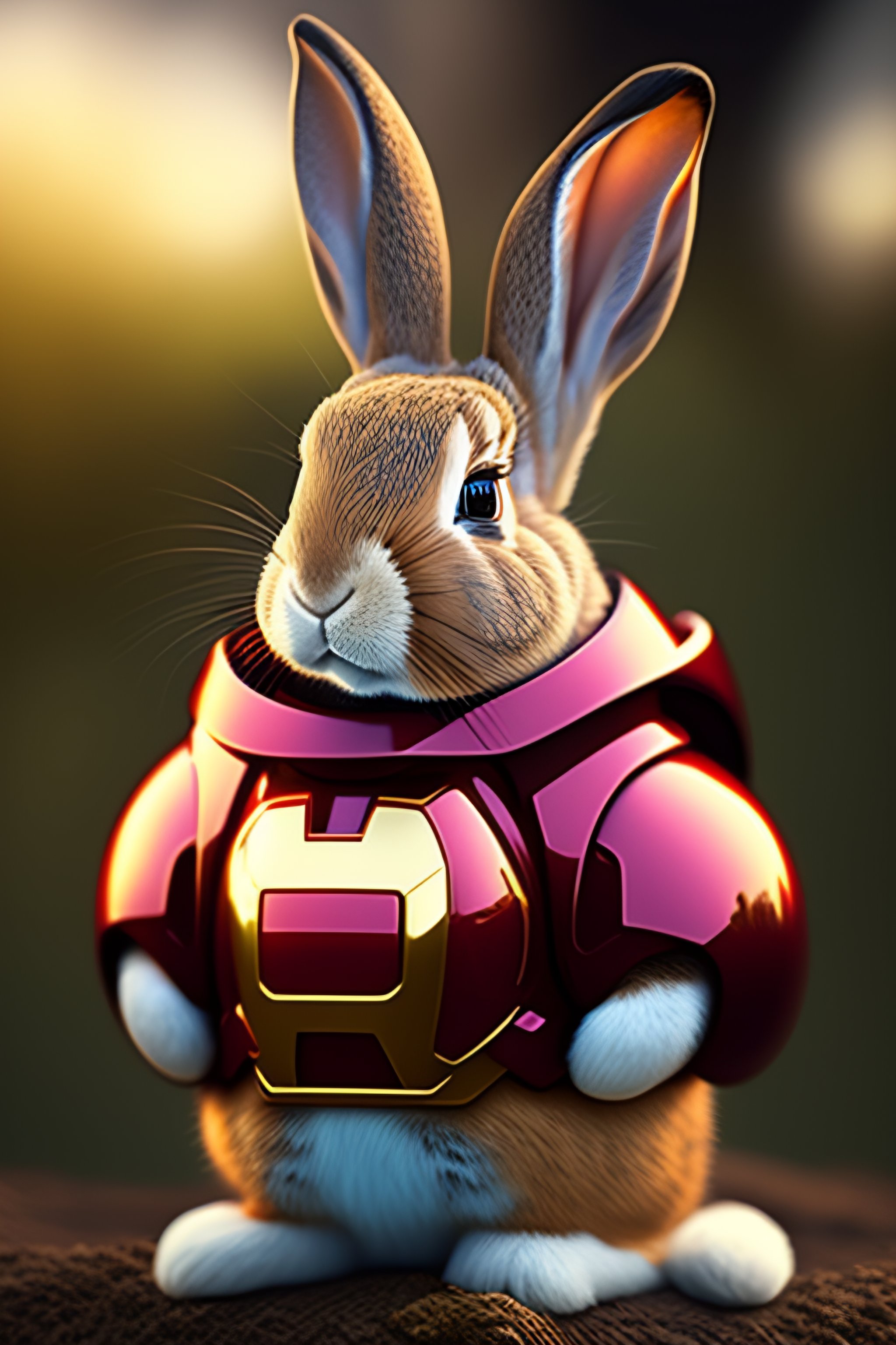 Lexica - Rabbit ironman hyper realistik
