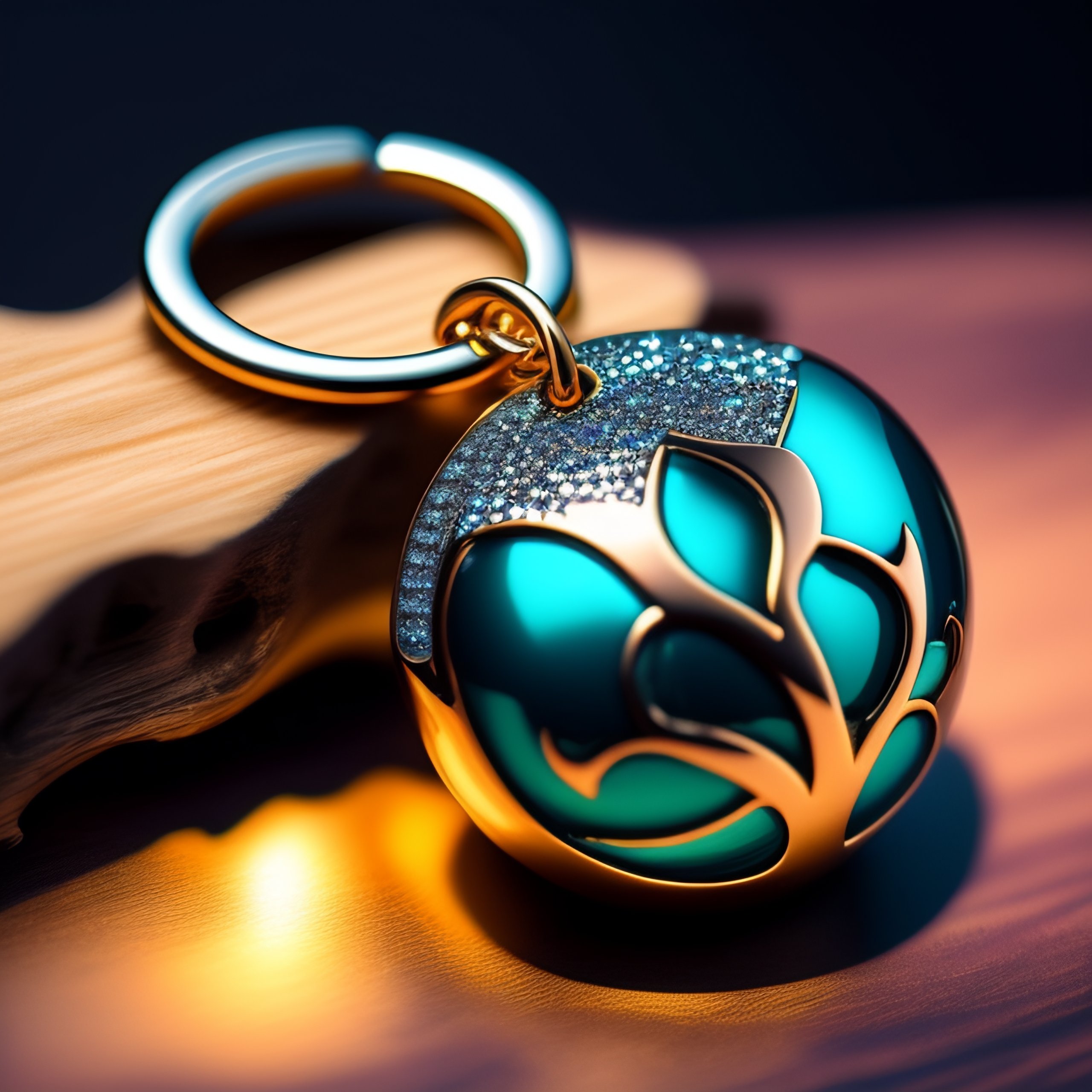 Lexica - Keychain project, metal, modern, looks expensive, detailed ...