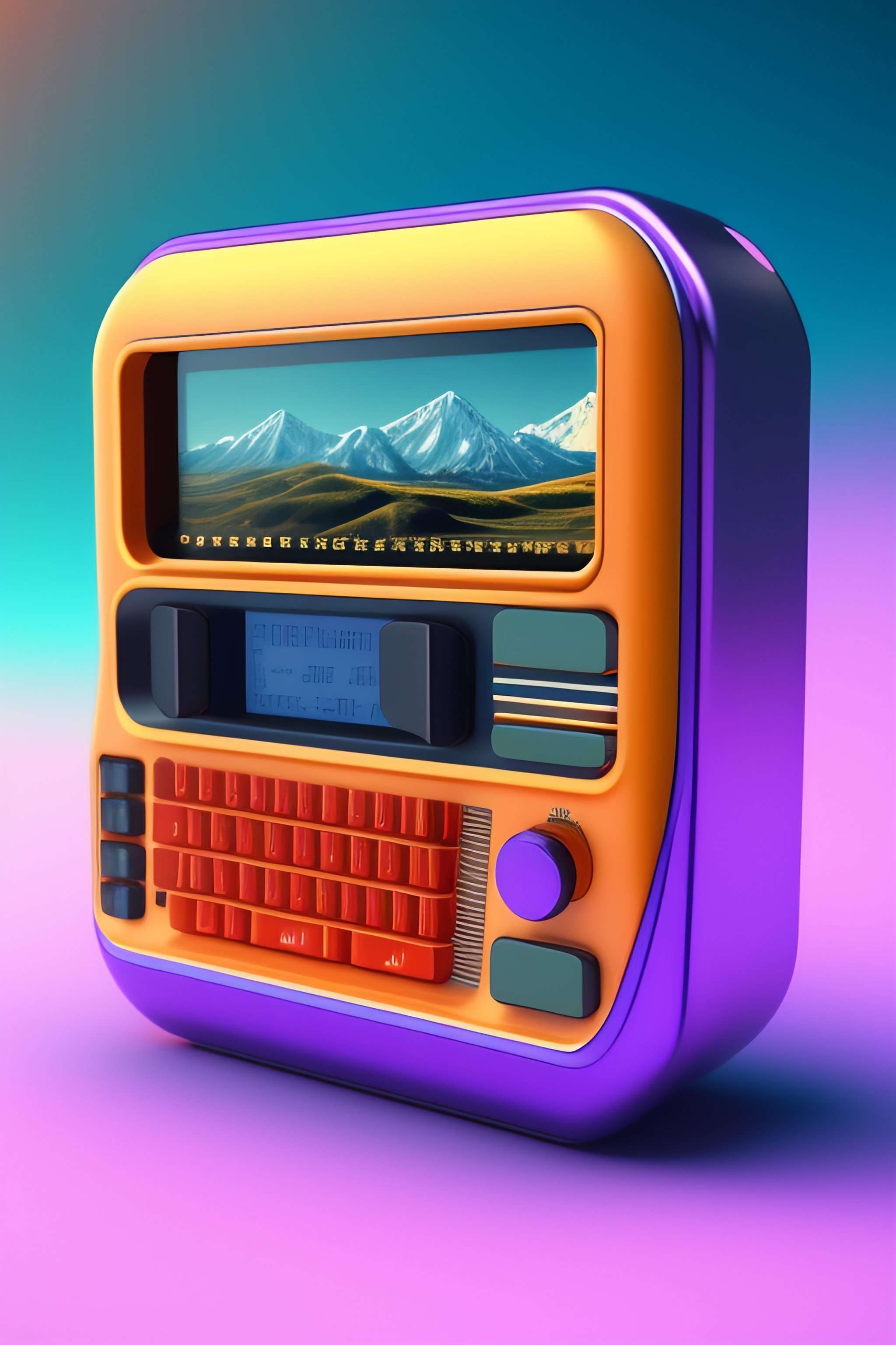 Lexica - Vintage personal handheld computer device, 1990s, retro mini ...