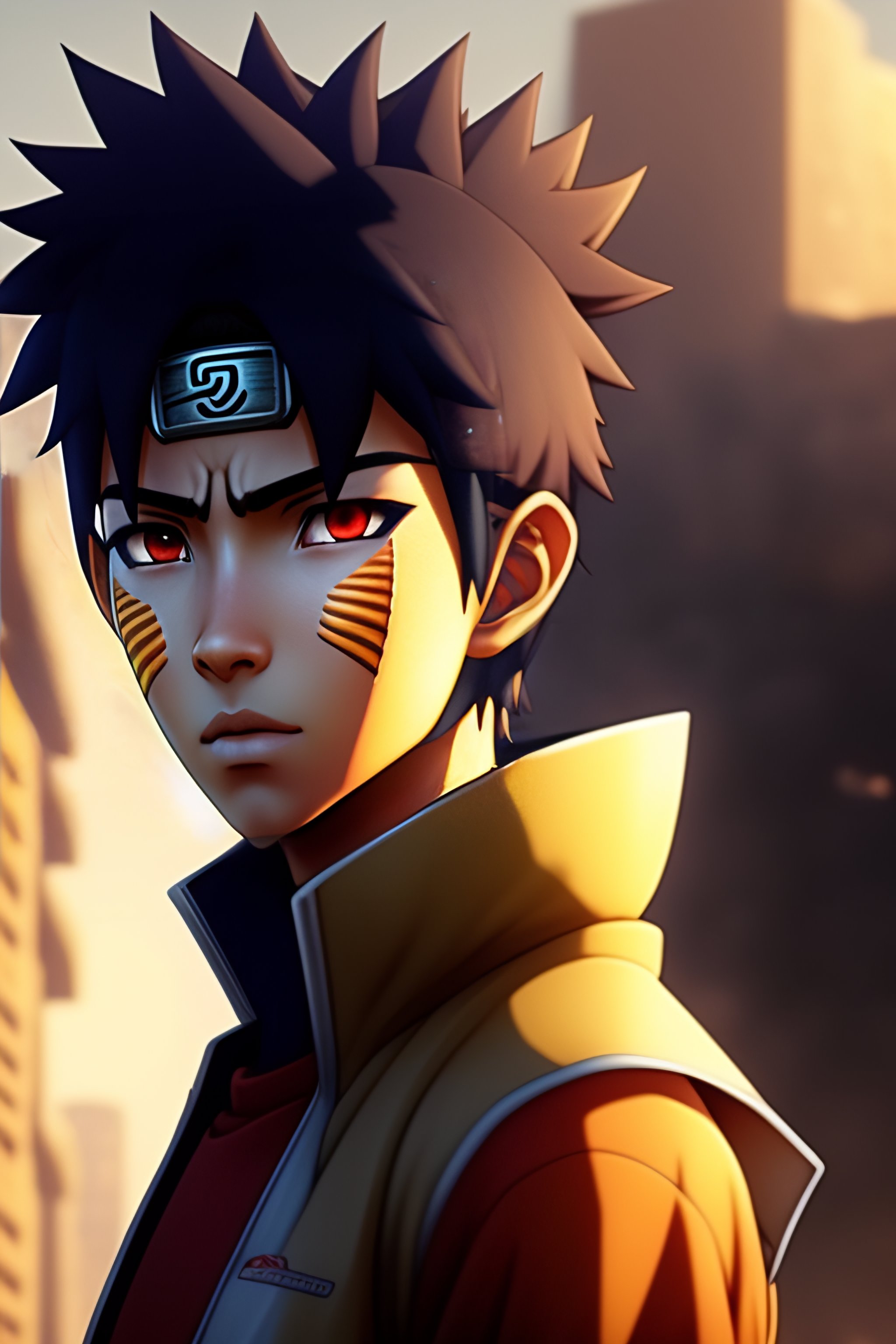 Lexica - Anime character Naruto wither Cairo in the mid-eighties