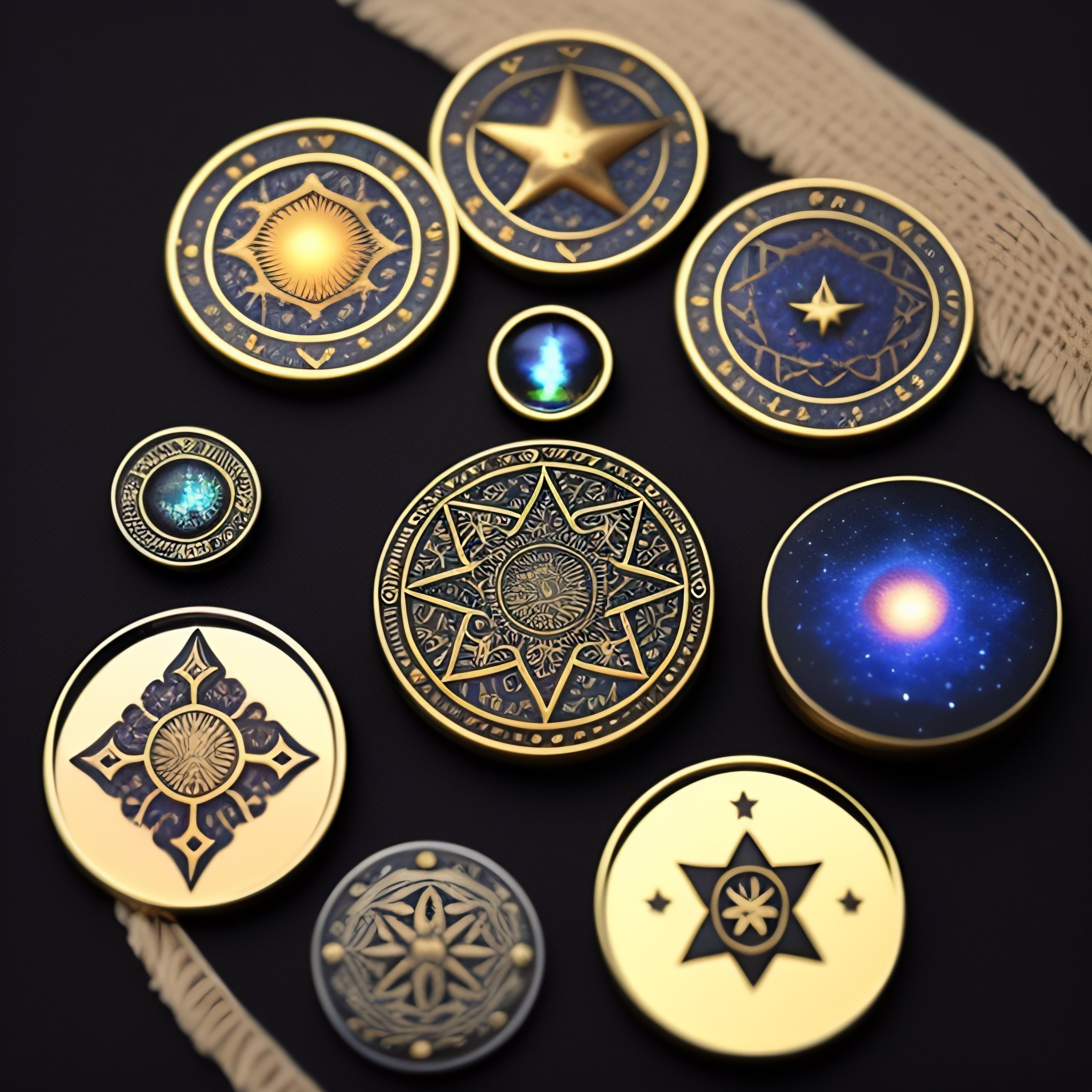 Lexica - Coins tarot Arcane Divination Esoteric Realistic magic natural ...