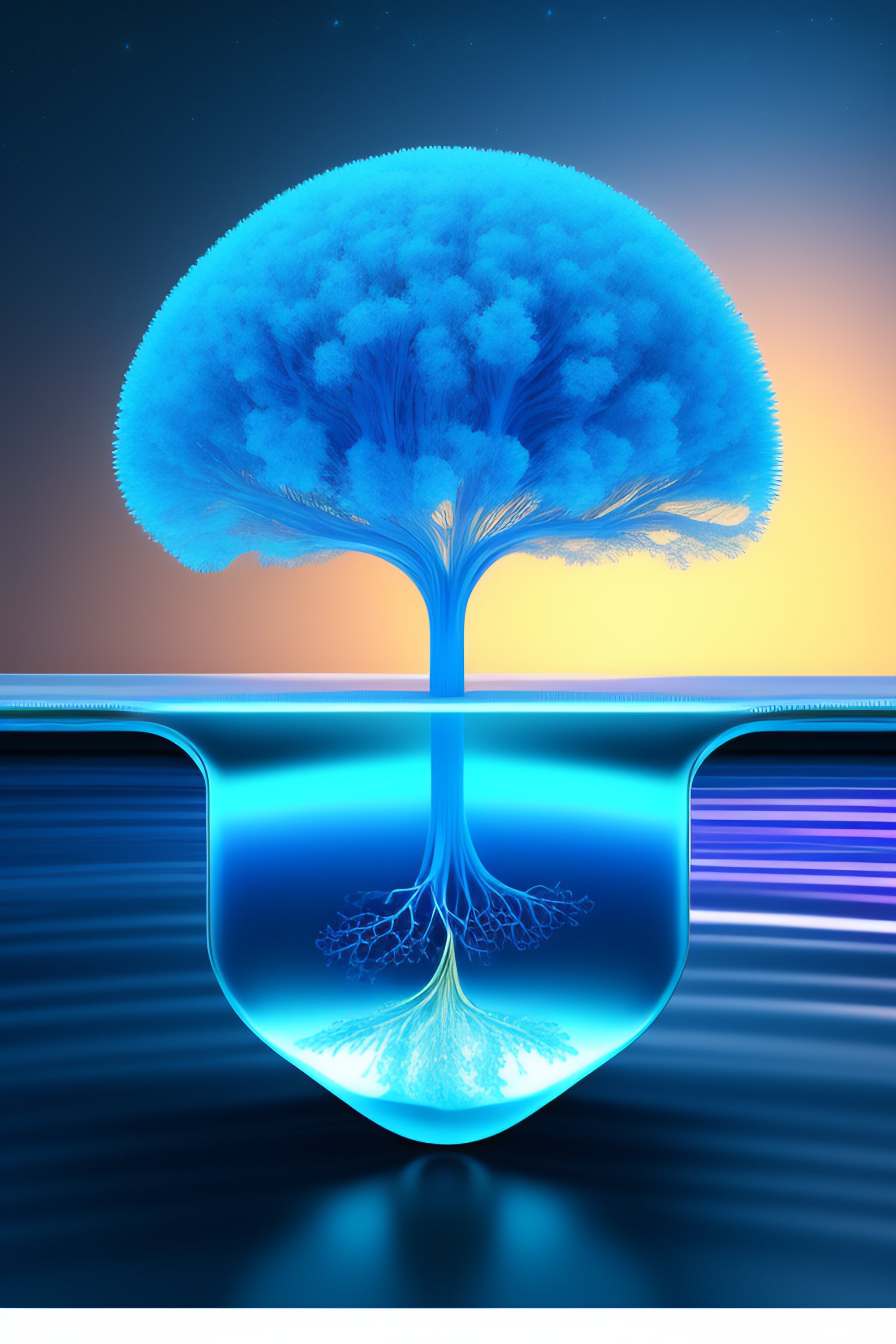 Lexica - Computer rendering inside of a natural neuron organelle in ...