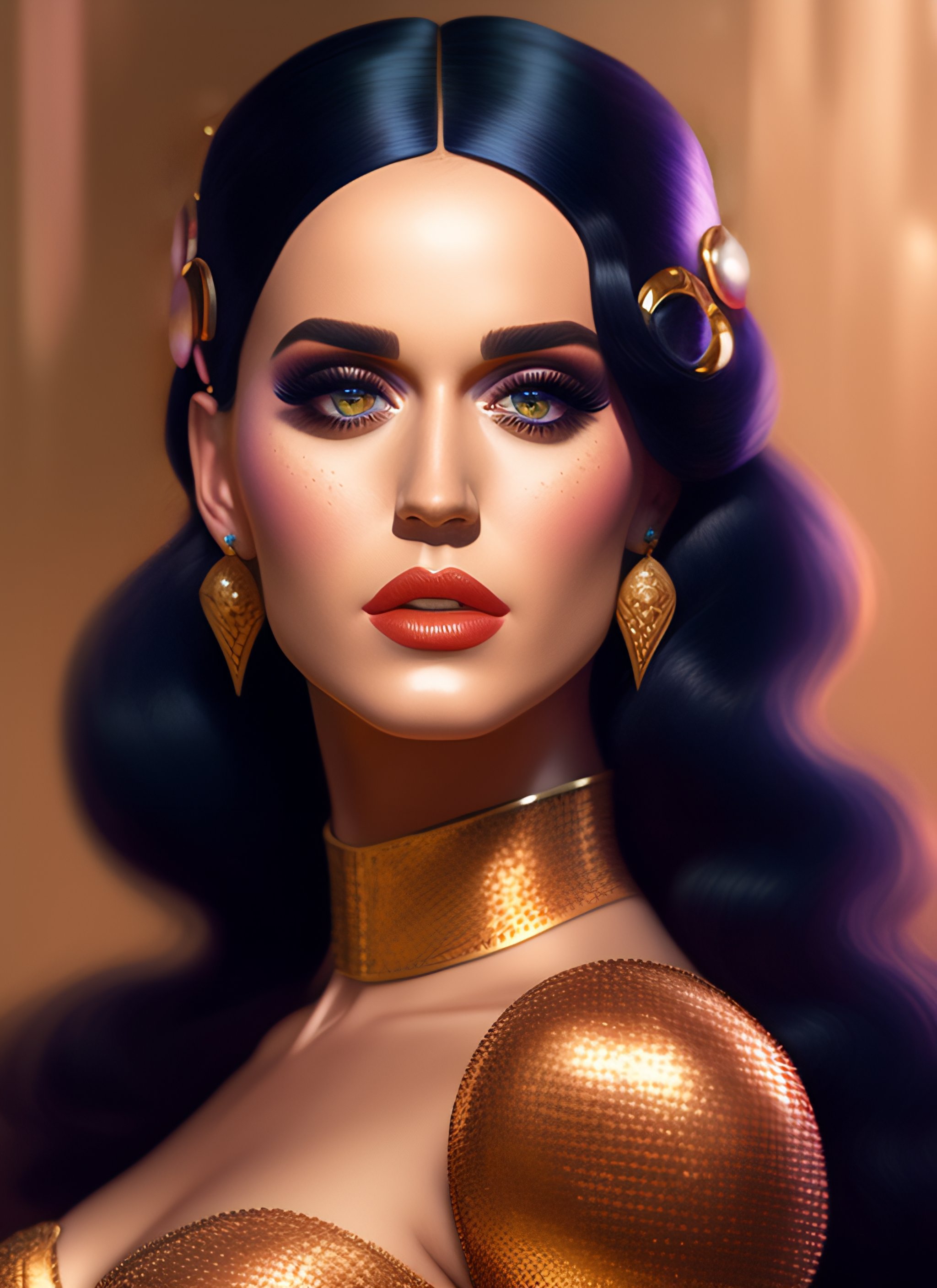 Lexica - Portrait of Katy Perry as Princess Peach, highly detailed ...
