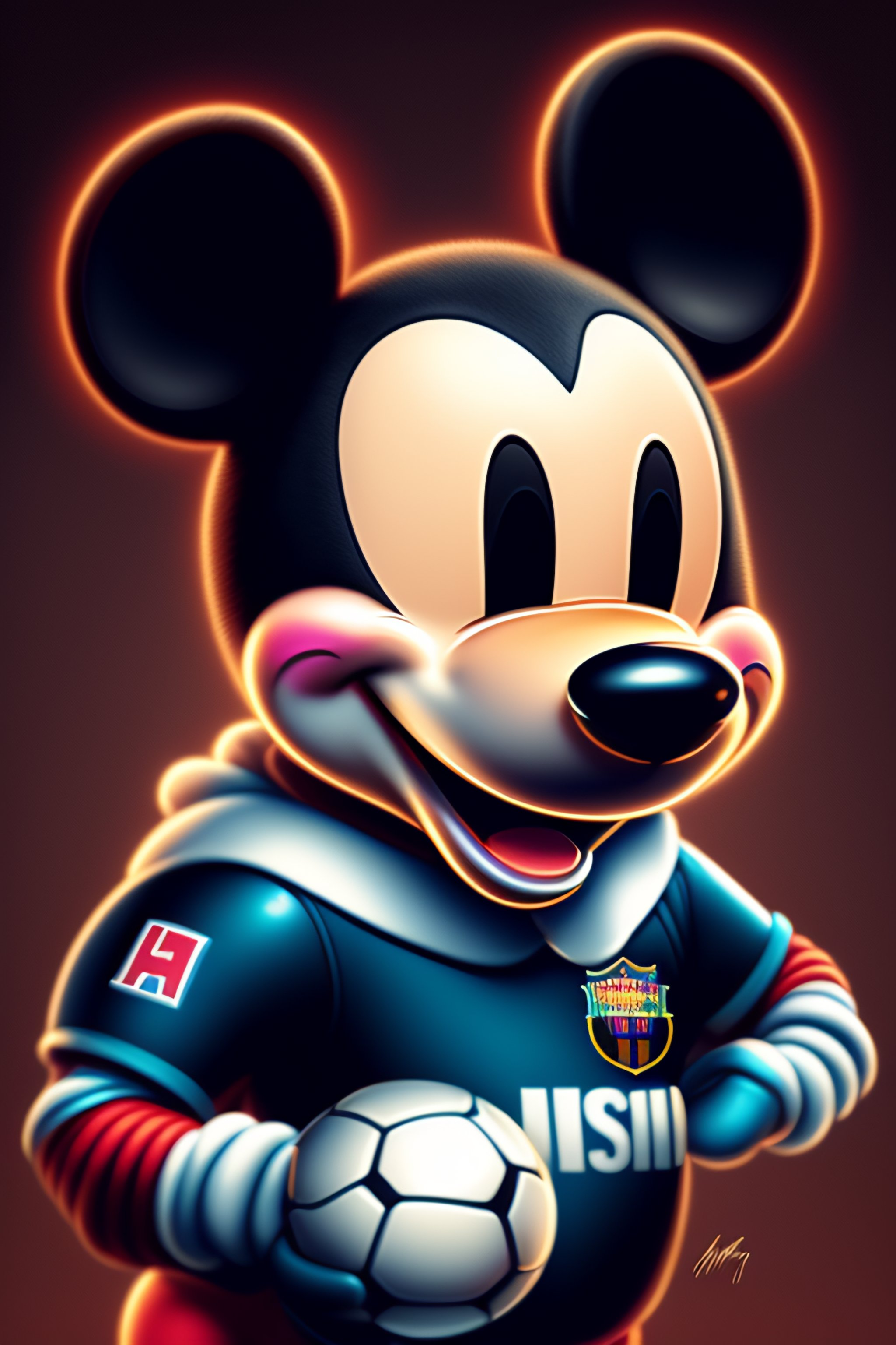 Lexica - Argentina cultura messi mickey mouse