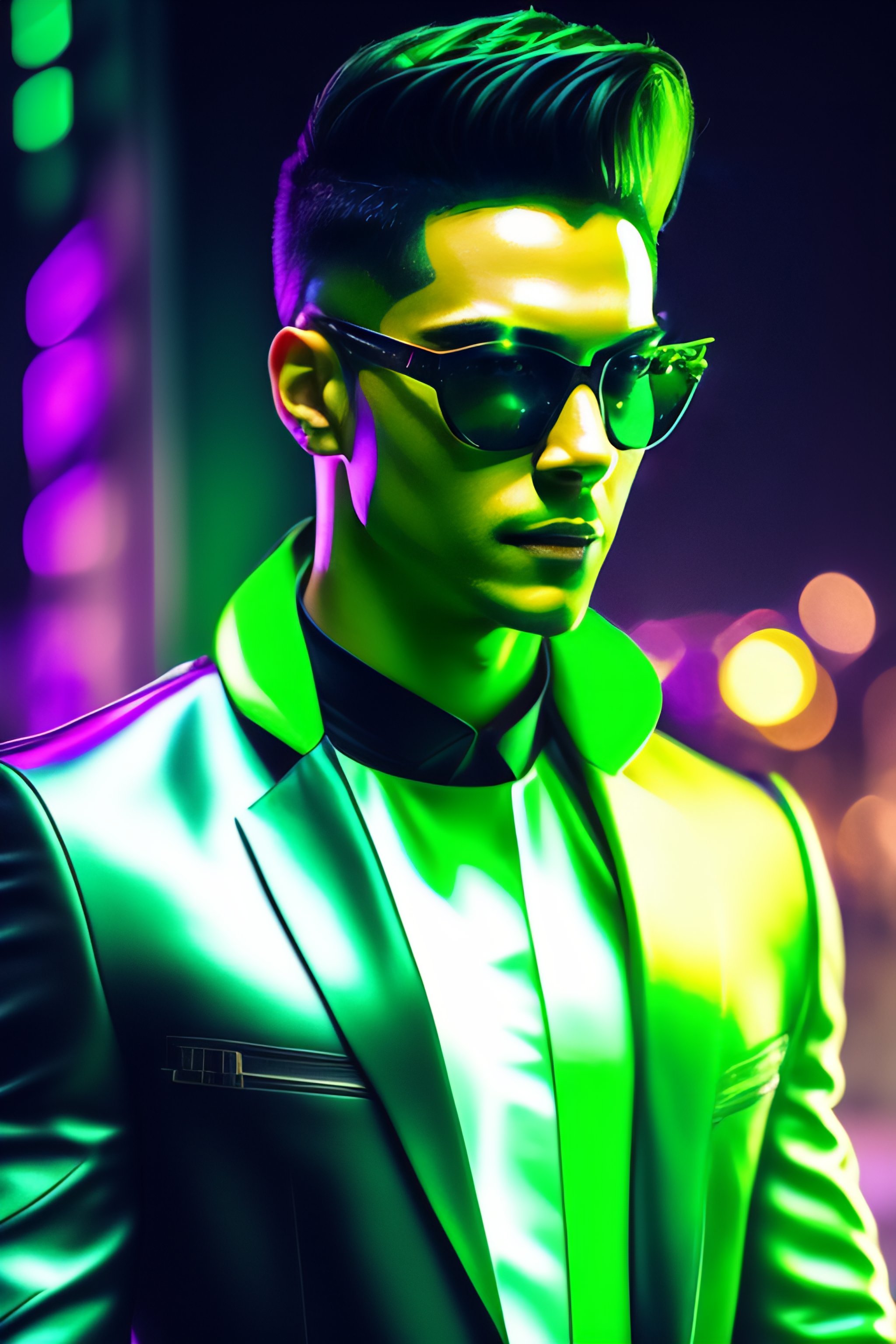 Lexica - An young man angel wearing dead pool like mask,matrix movie ...