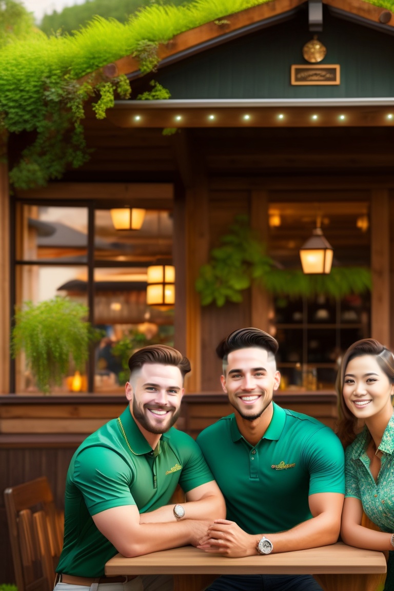 Lexica - Employees of the restaurant which has countryside vibes ...