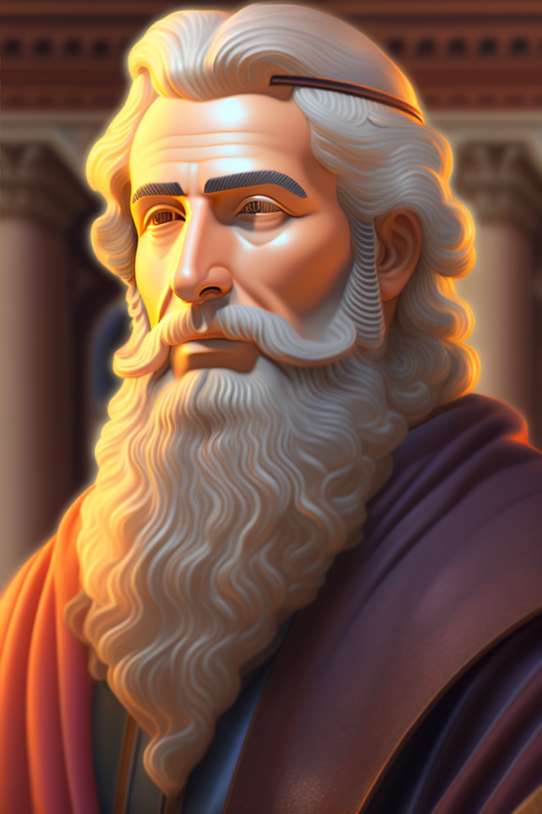 Lexica - Anaximander portrait, a pre-Socratic Greek philosopher who ...