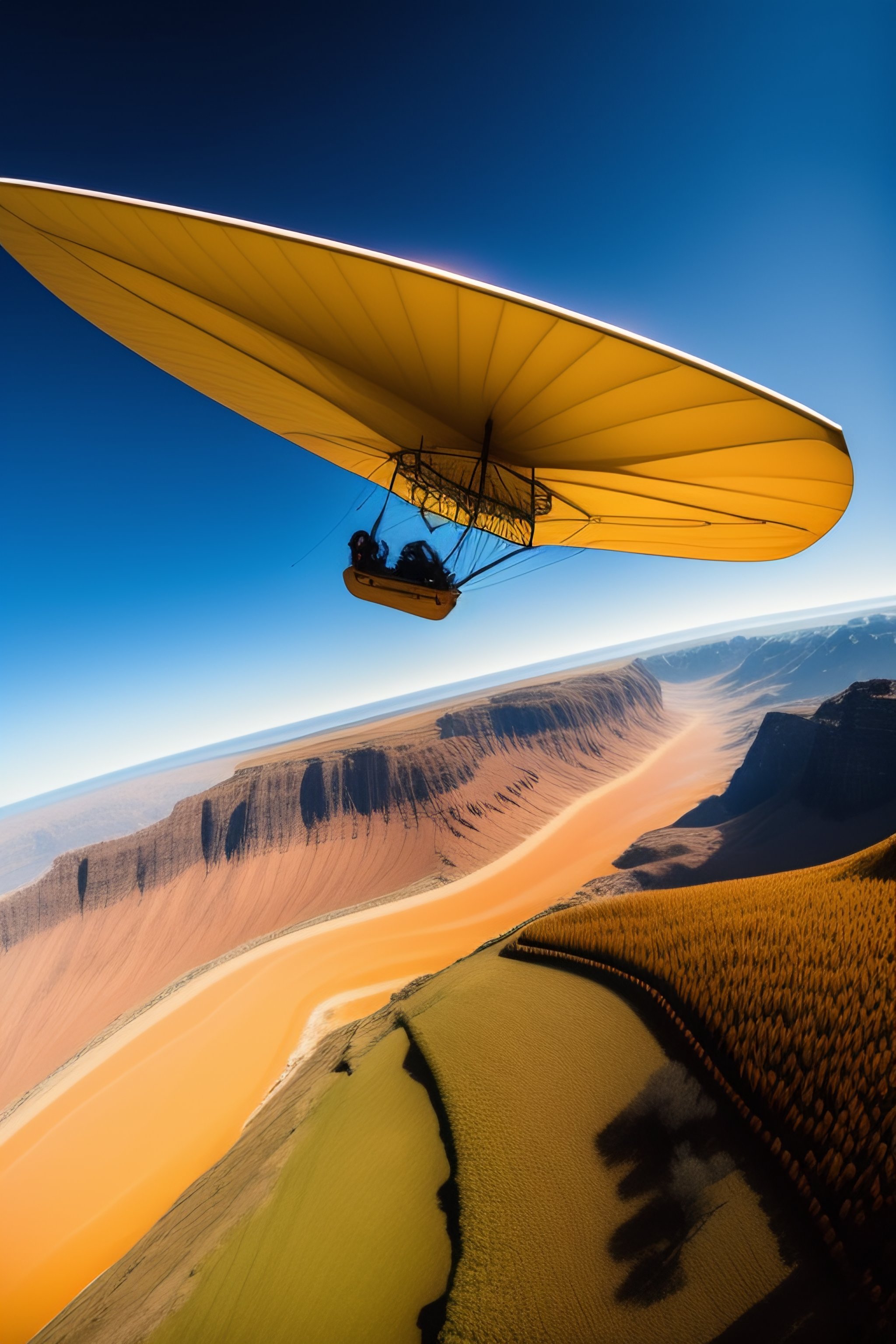 Lexica - Image of glider in flight