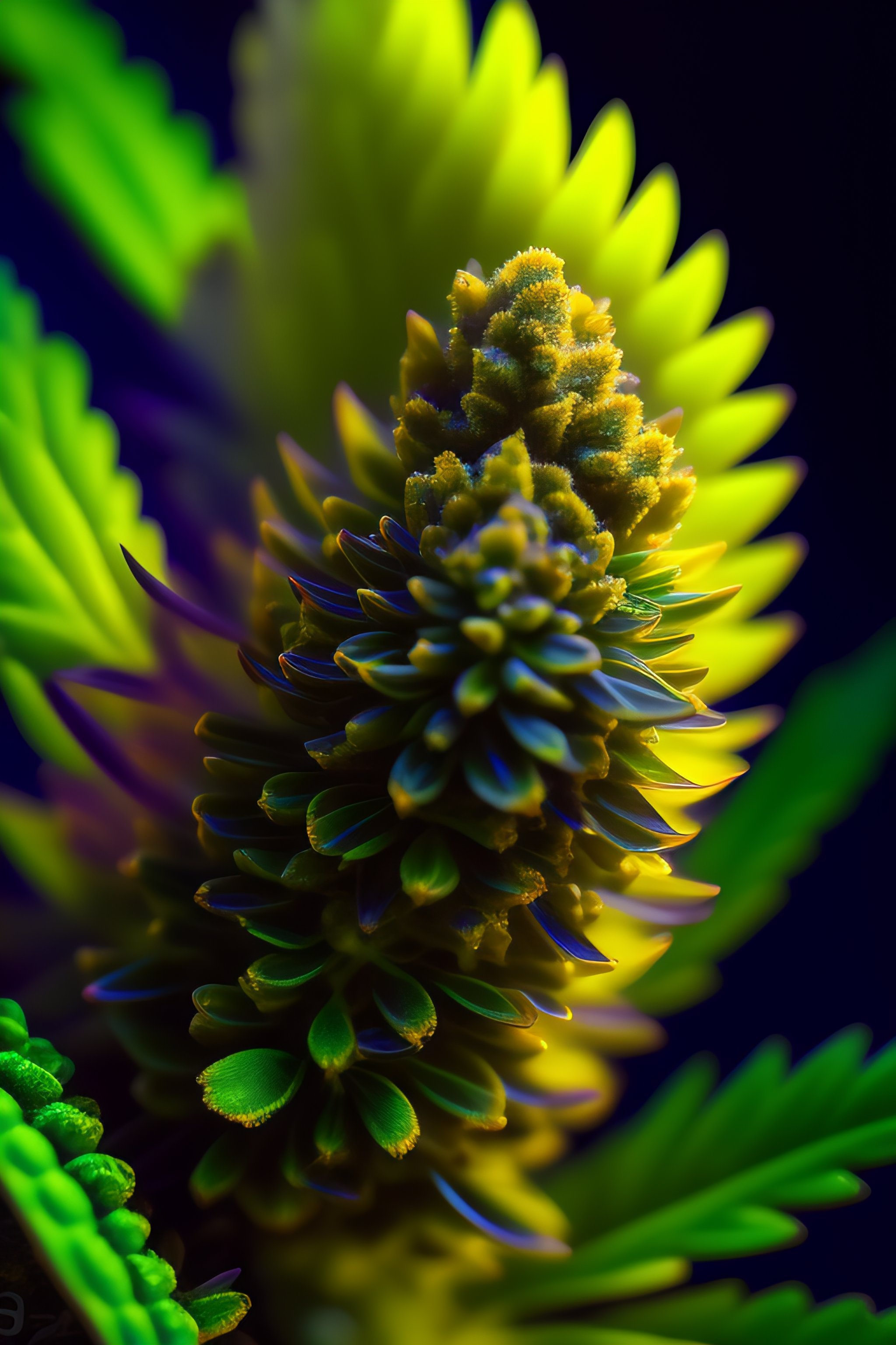 Lexica - Epic scale cinematic full body marijuana goddess character ...