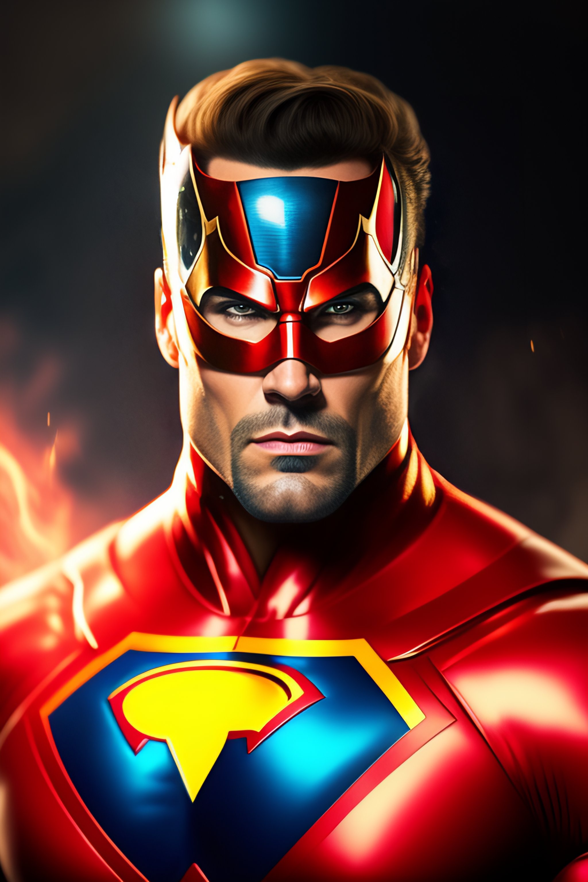 Lexica - Retrato superhero