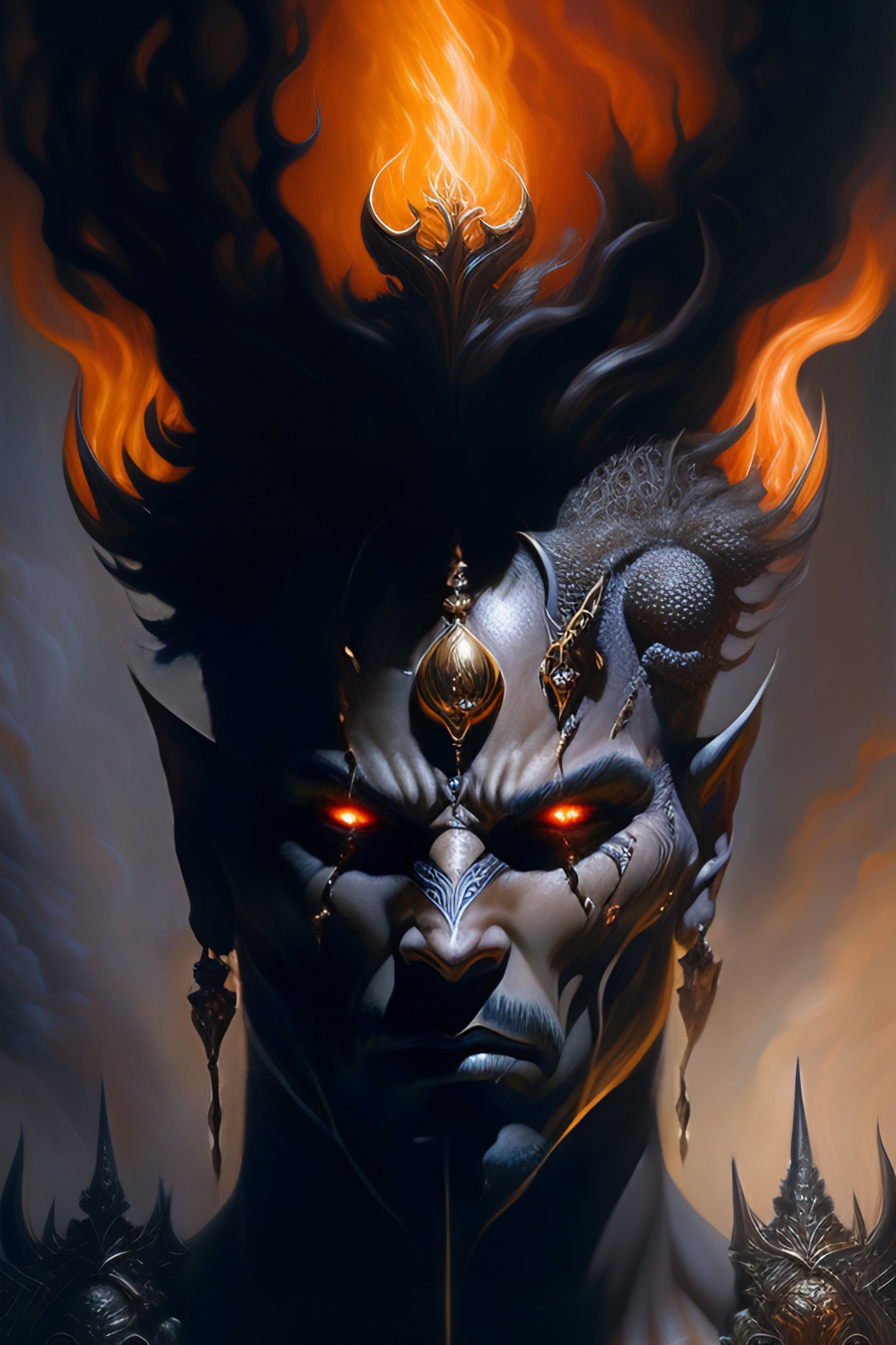 Lexica - A demon made of wisps of smoke ready to tear into your soul ...