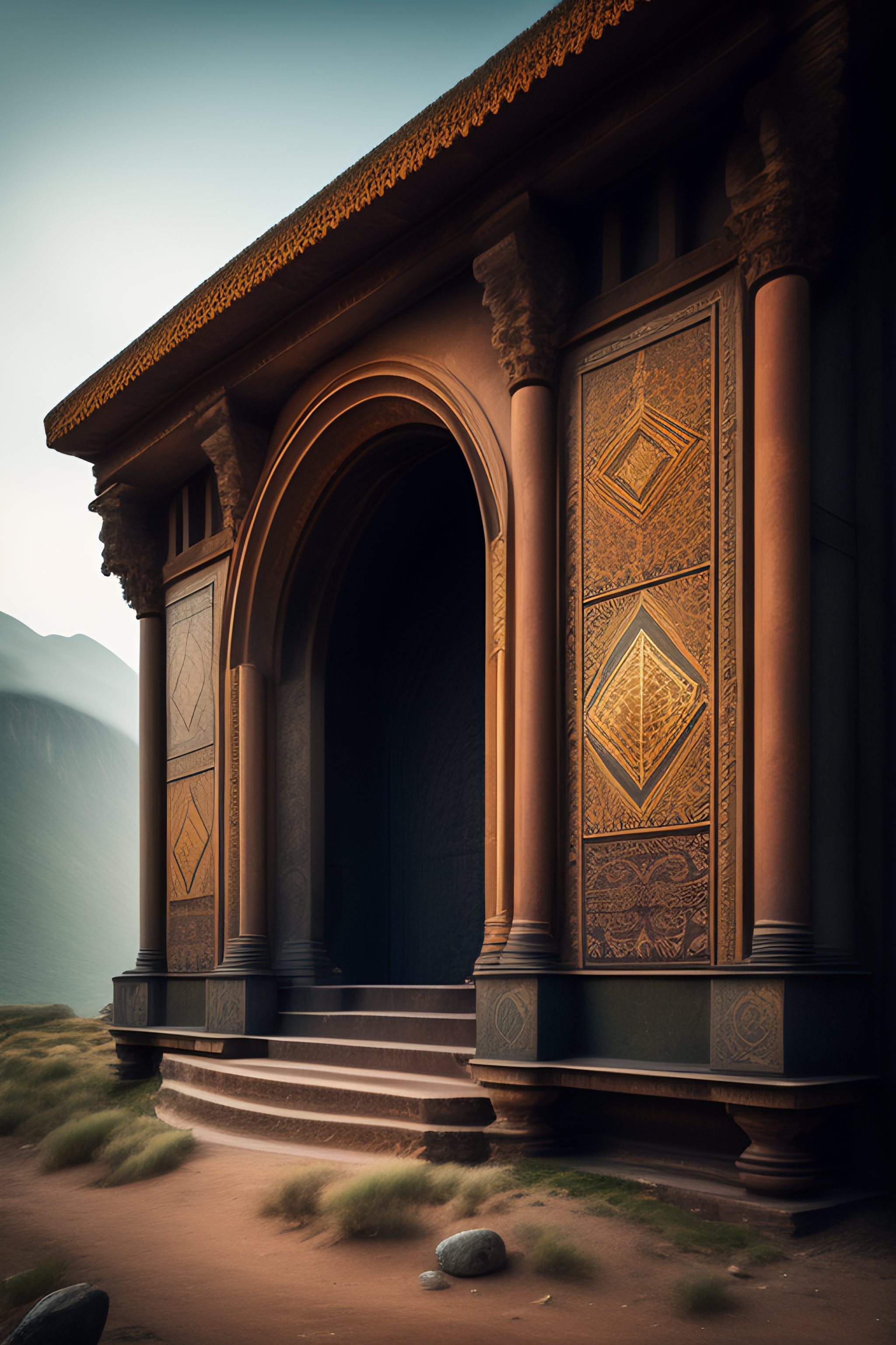 Lexica - Portrait of old relics