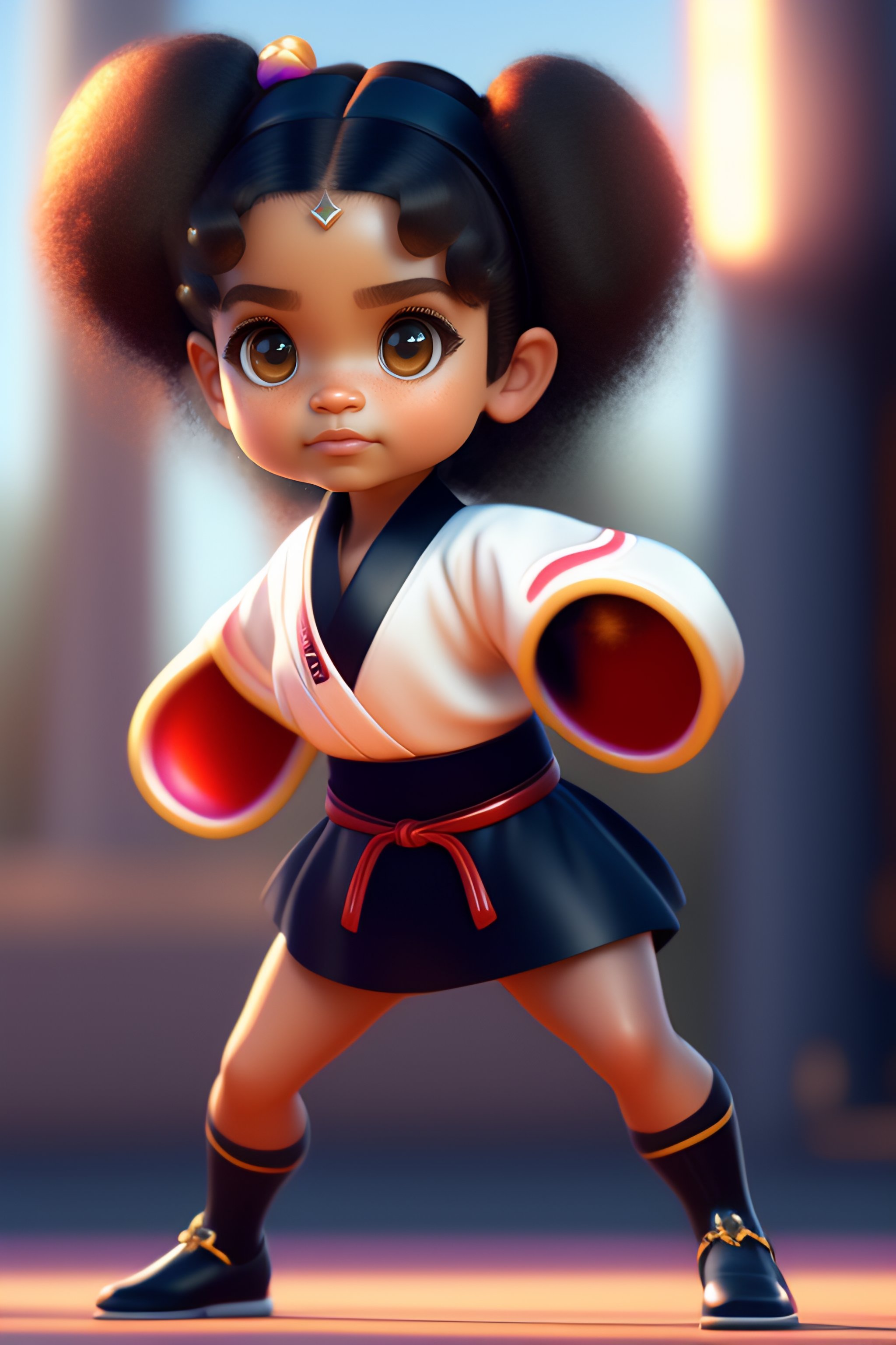 Lexica - Disney pixar visual of a sassy girl with shoulder length black ...