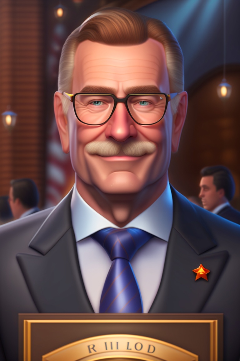 Lexica - Rich dad front facing, realistic