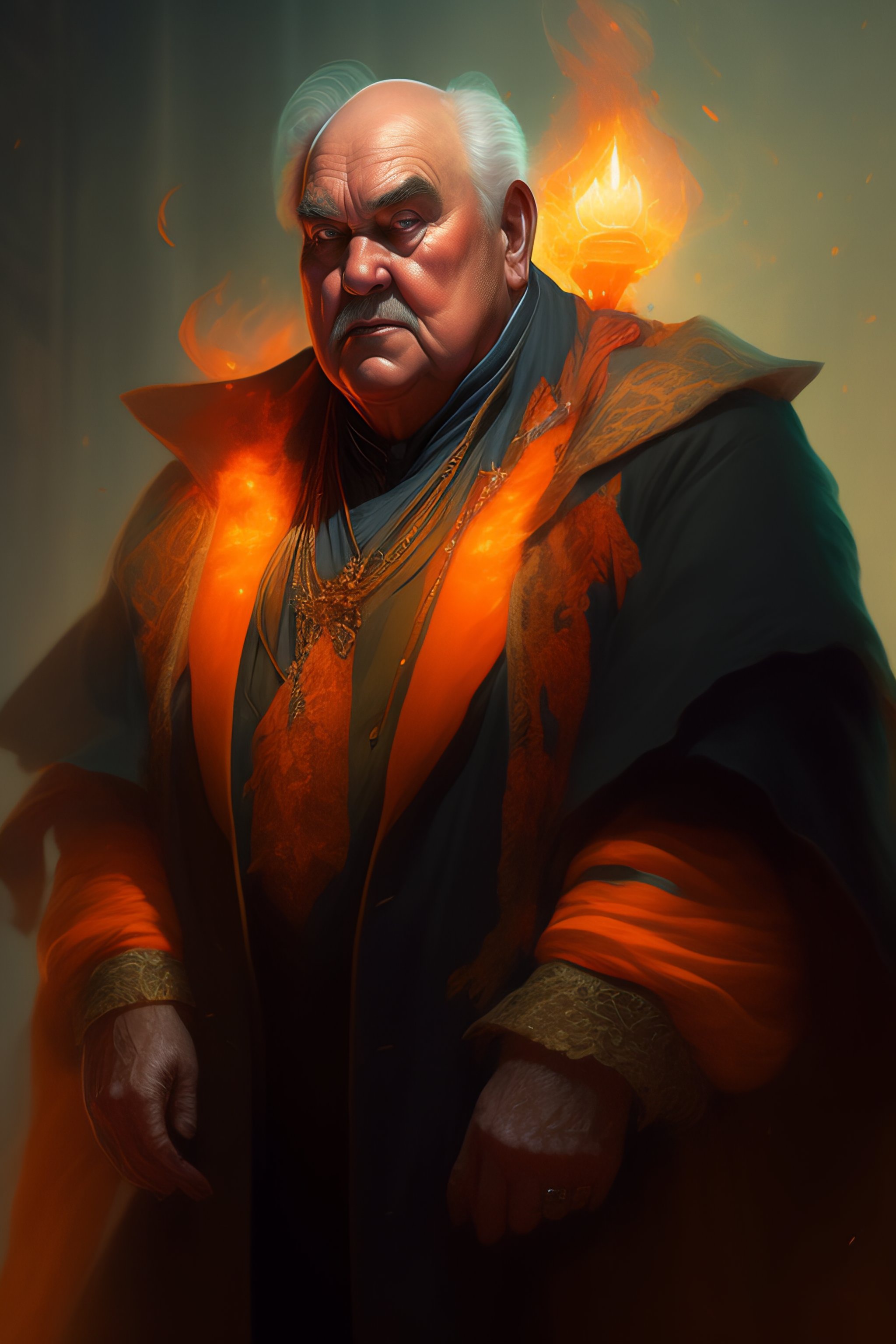 Lexica - Evil warlock, Portrait of Old mage, evil!!!!, wrinkled, John ...