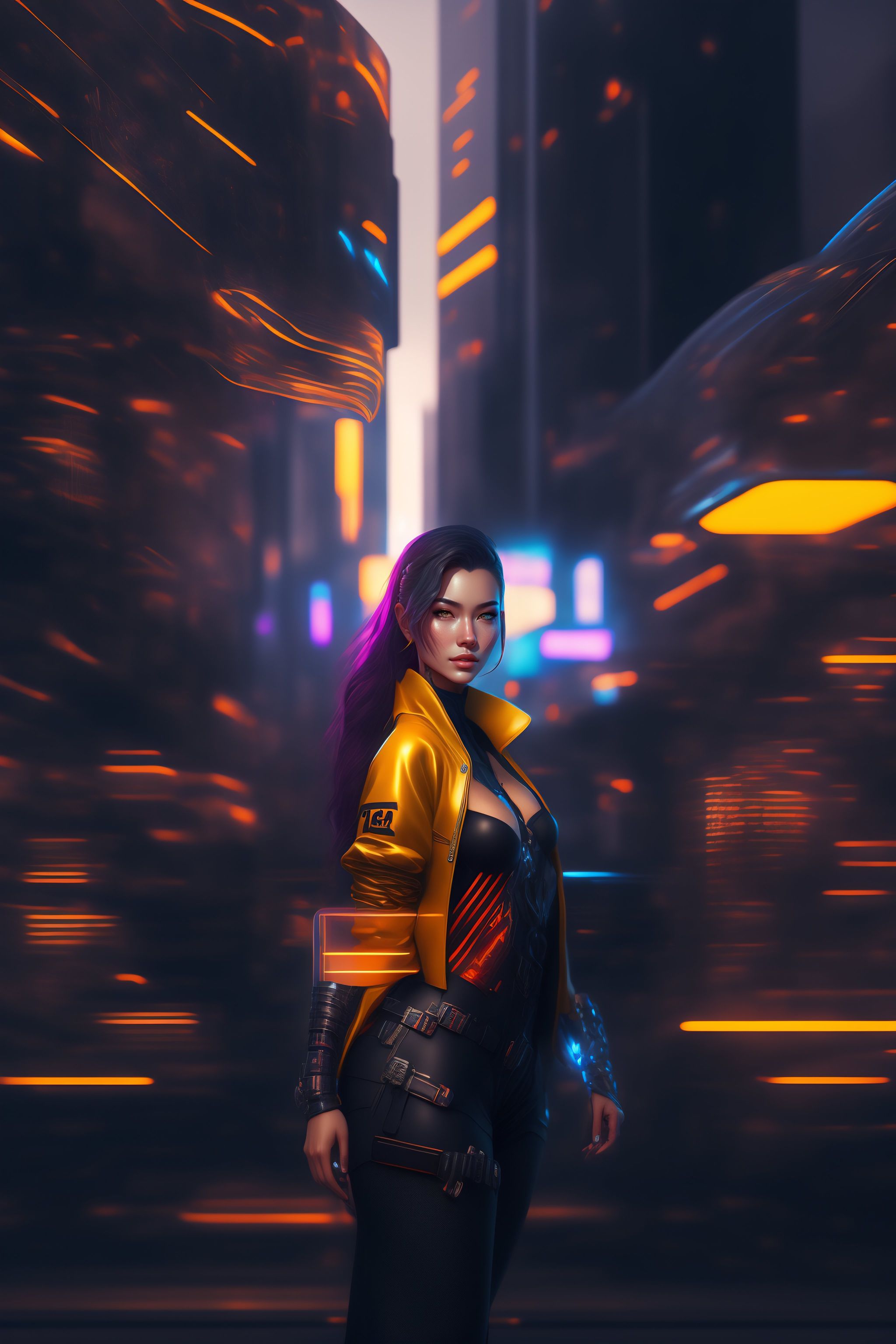 Lexica - Cyberpunk girl, realism, smooth, trending on artstation, high ...