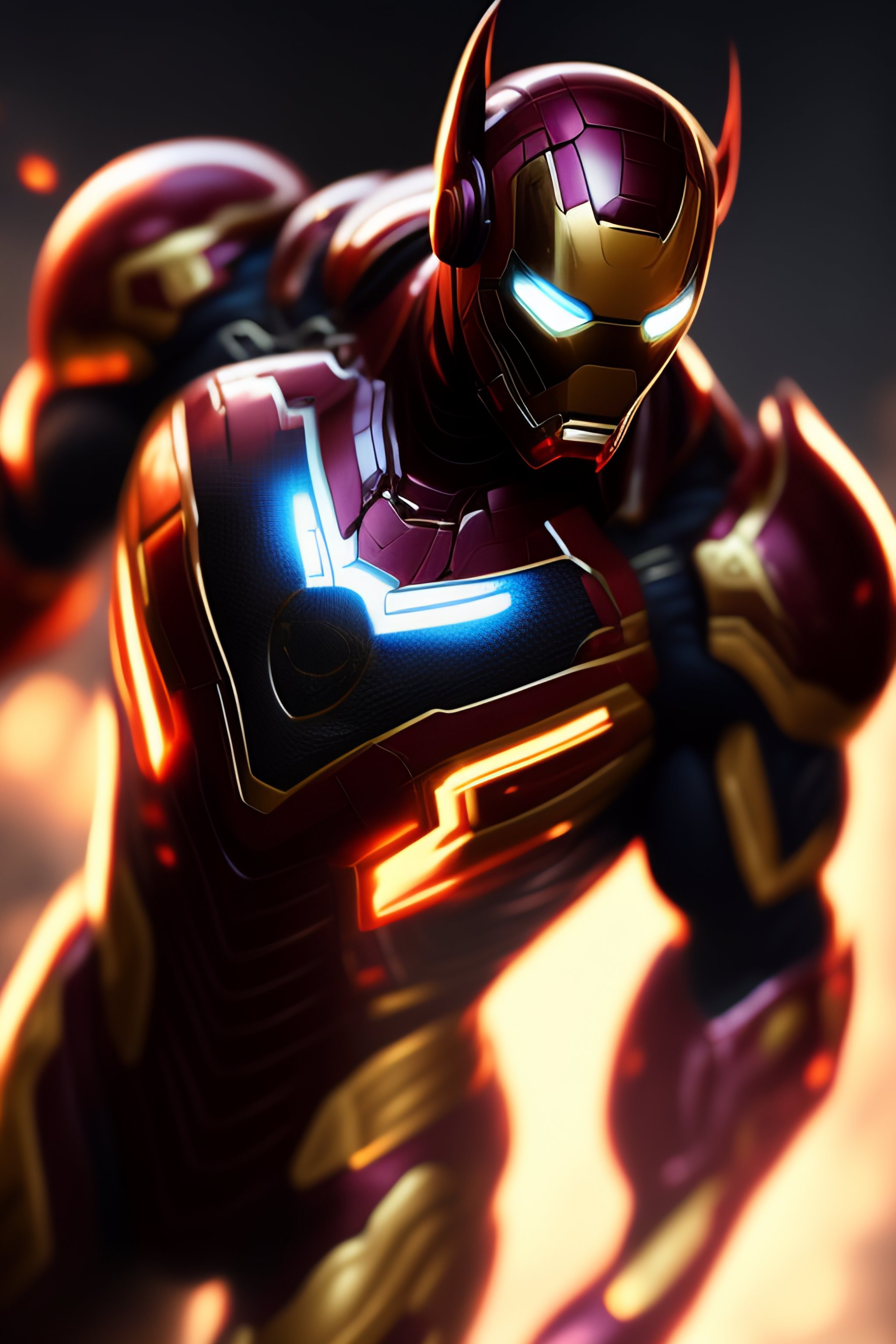 Lexica - Venom as ironman, dynamic lighting, photorealistic fantasy ...