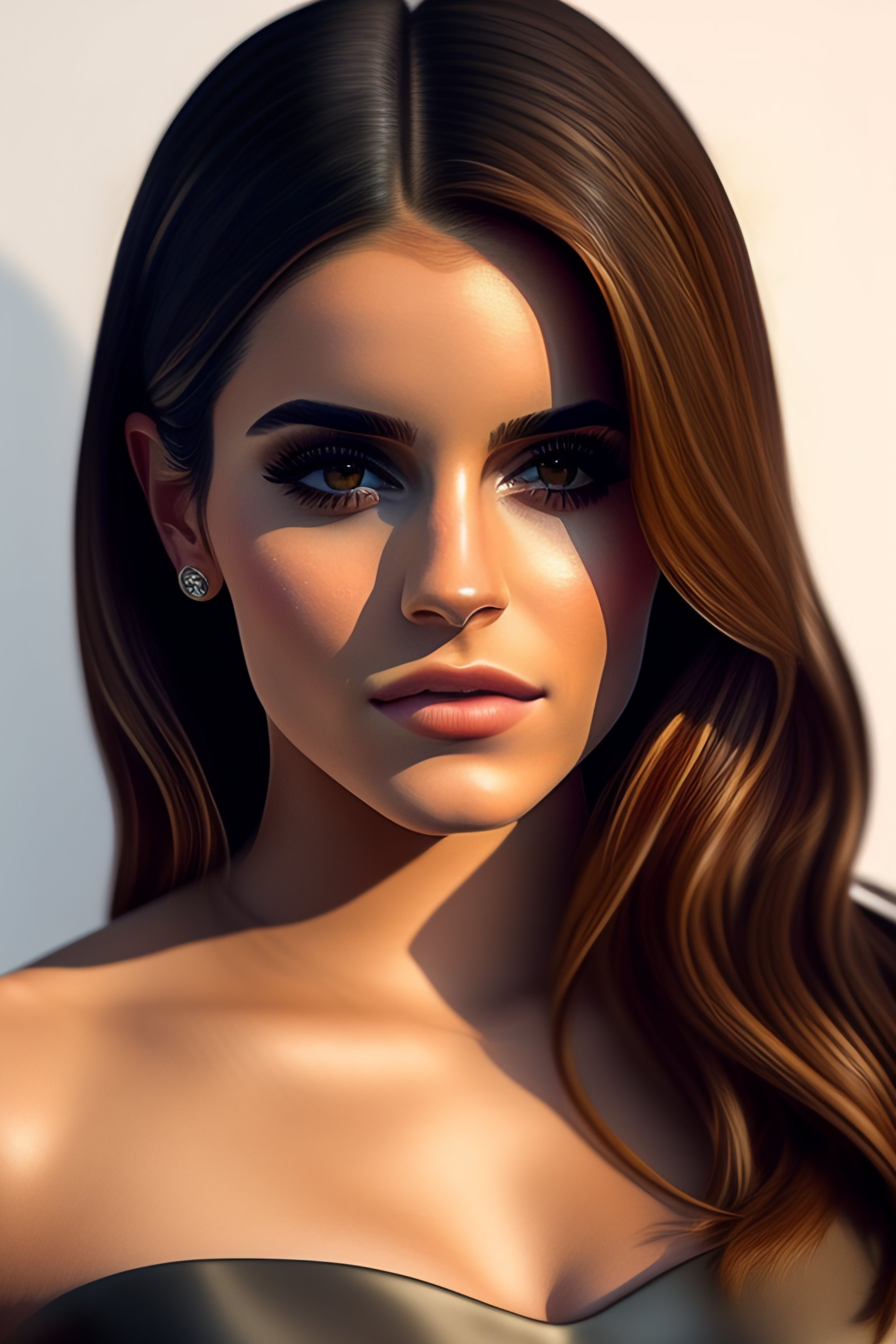 Lexica - Emma Watson (("kylie jenner thighs")), 4k, ((PERFECT FACE ...