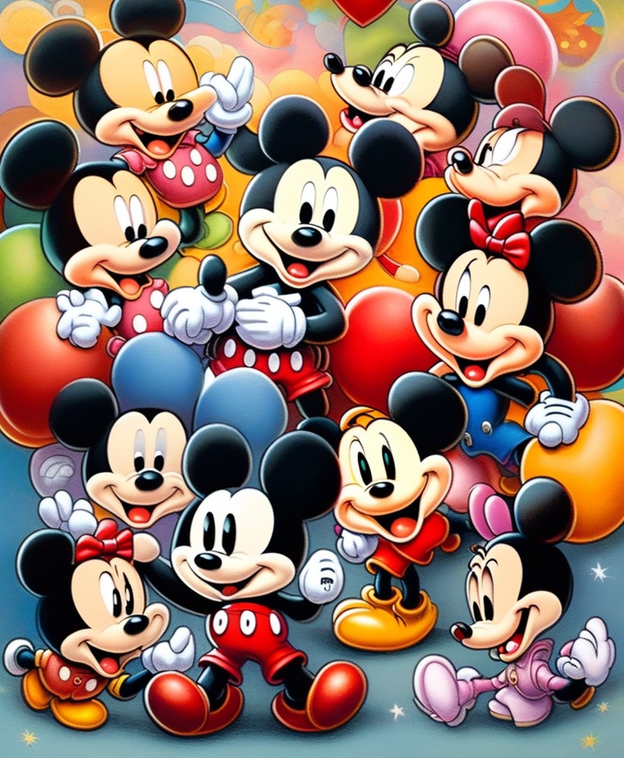 Lexica - A magical illustration capturing the enduring appeal of Mickey ...