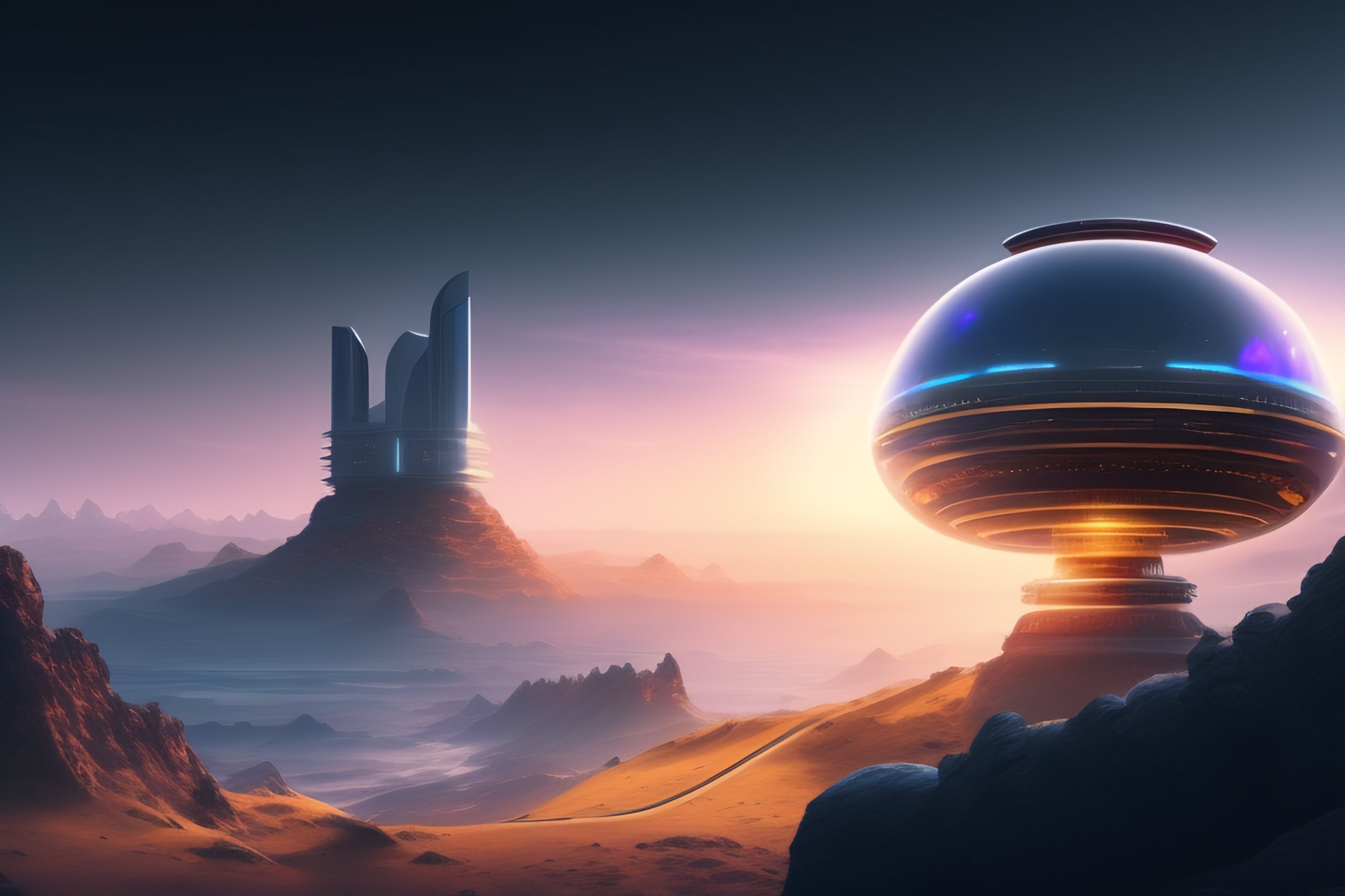 Lexica - Artificial intelligence in 2050, concept art, future