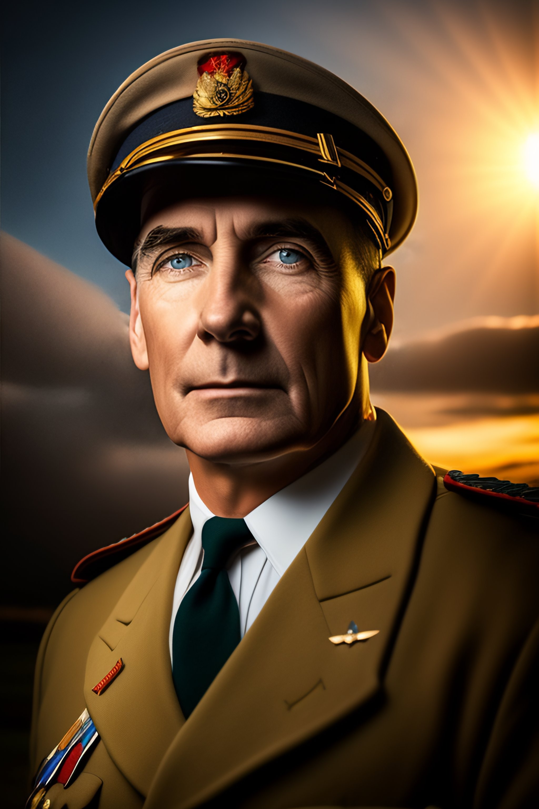 Lexica - Ww2, raf pilot, studio light, sunrise, weapon, 100% realistic ...