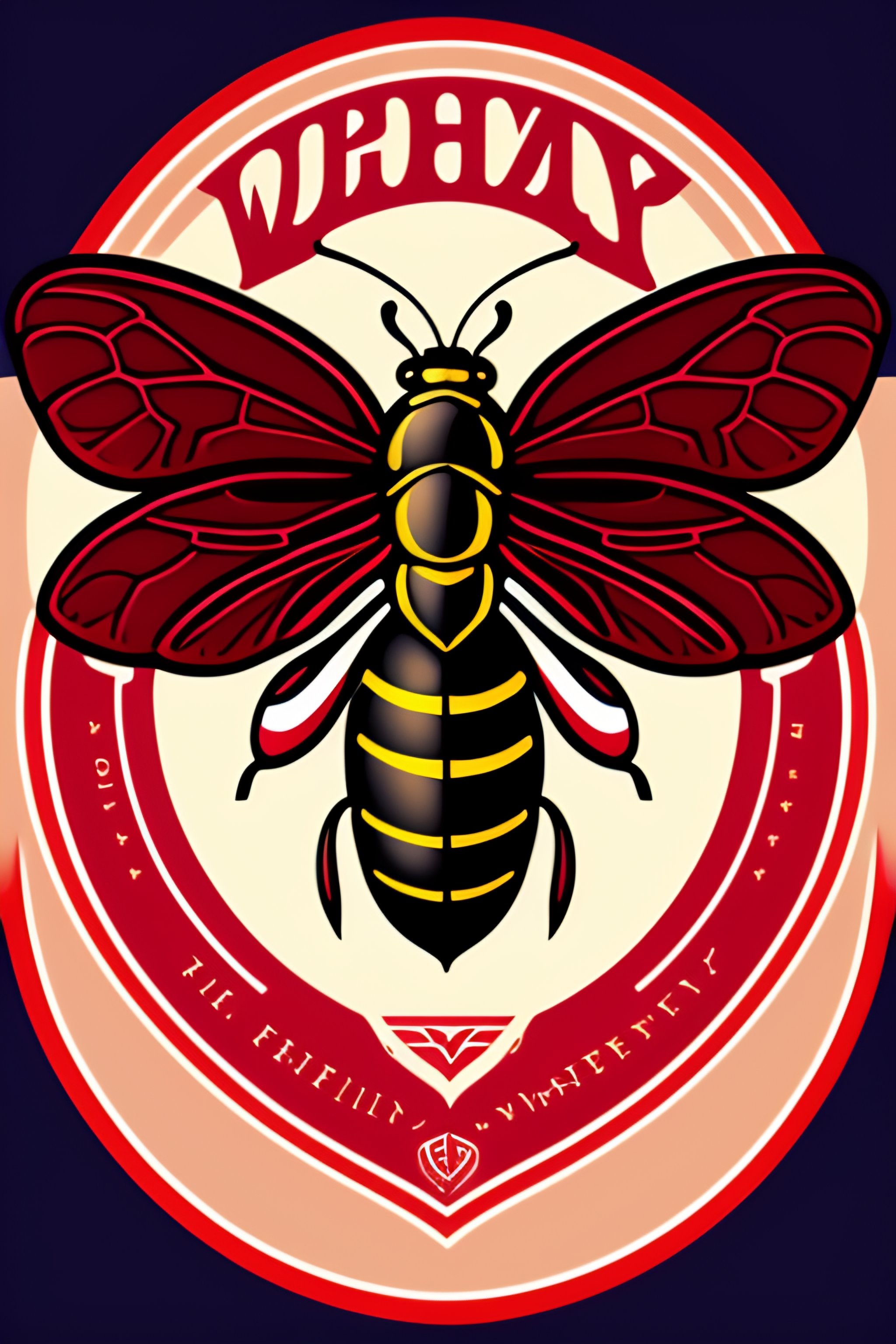 Lexica - Wasp, red heart, purposeful, collected, energetic, conscious ...