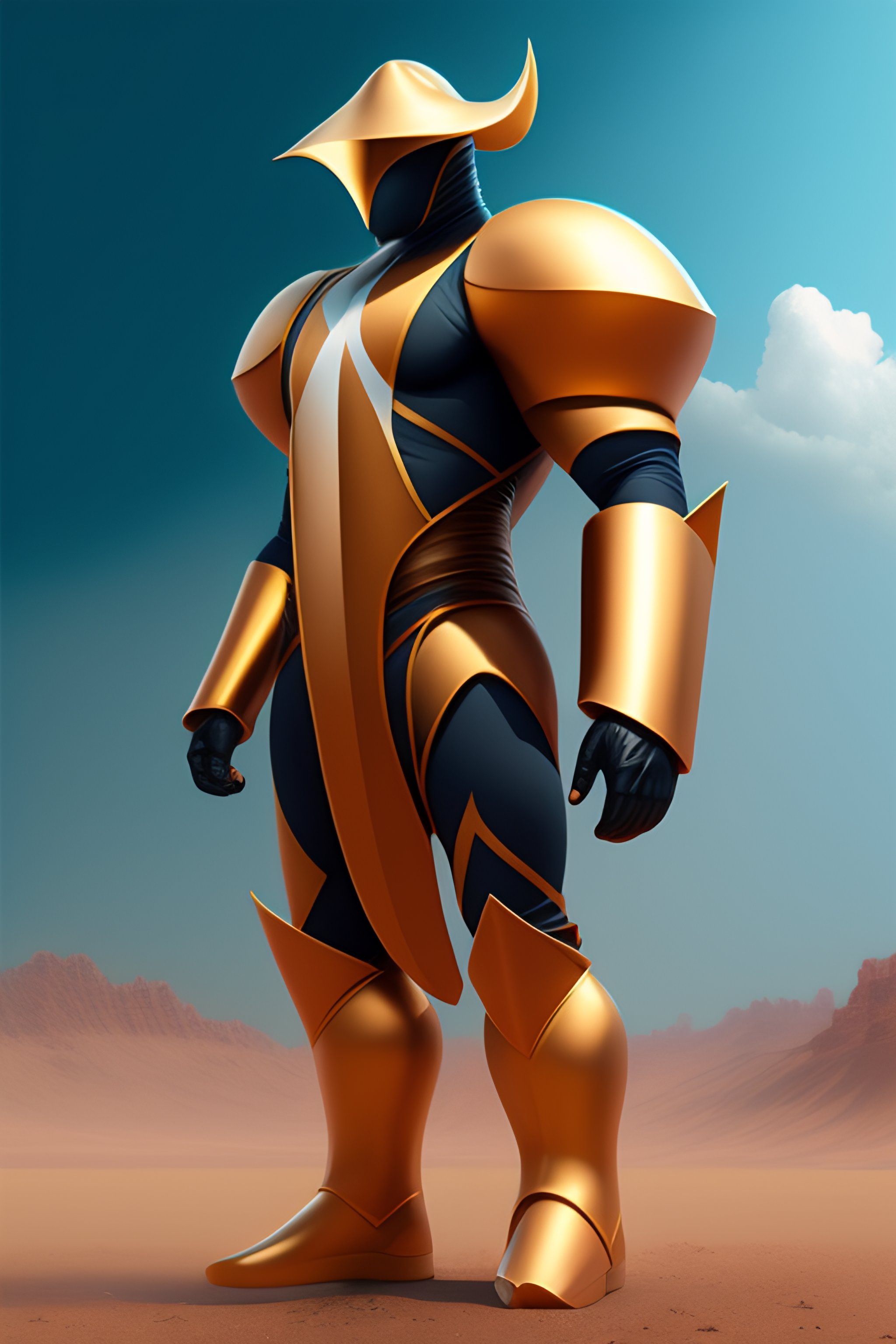 Lexica - Chex quest ranger sci fi concept art, full body, armor made of ...