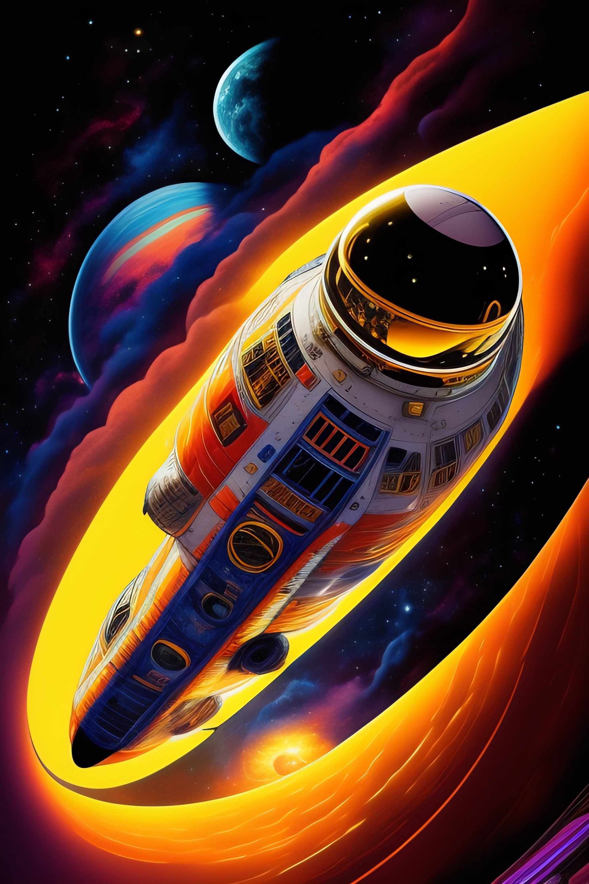 Lexica - Astronaut comic art. Comic book cover art. Photorealistic ink ...