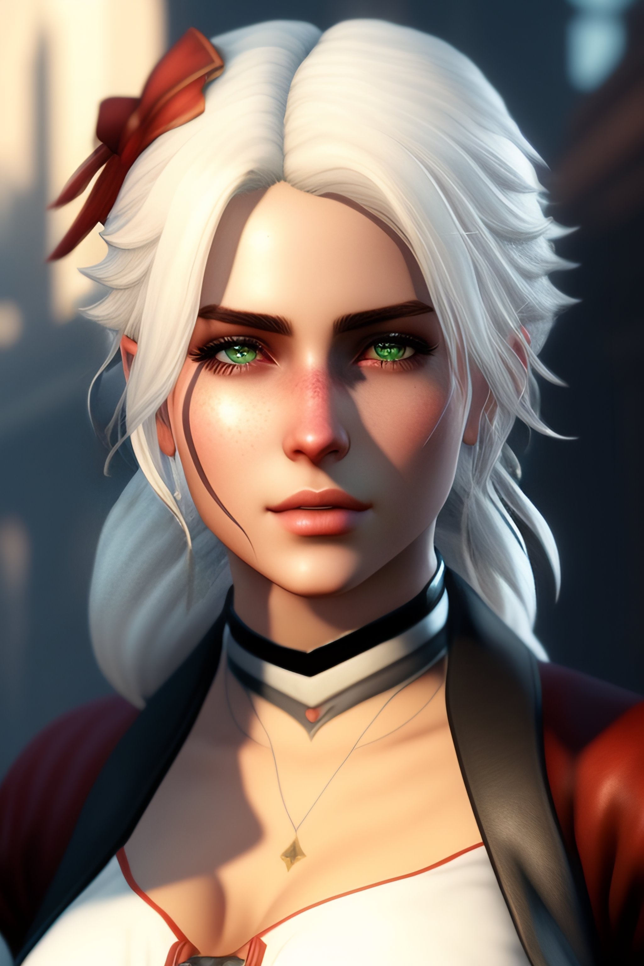 Lexica - High quality image of ciri, anime